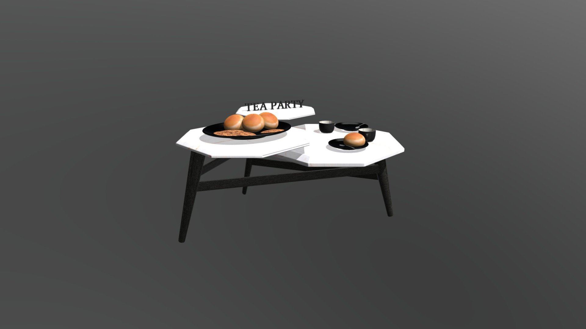 Tea Party - 3D model by lundlines [df93616] - Sketchfab