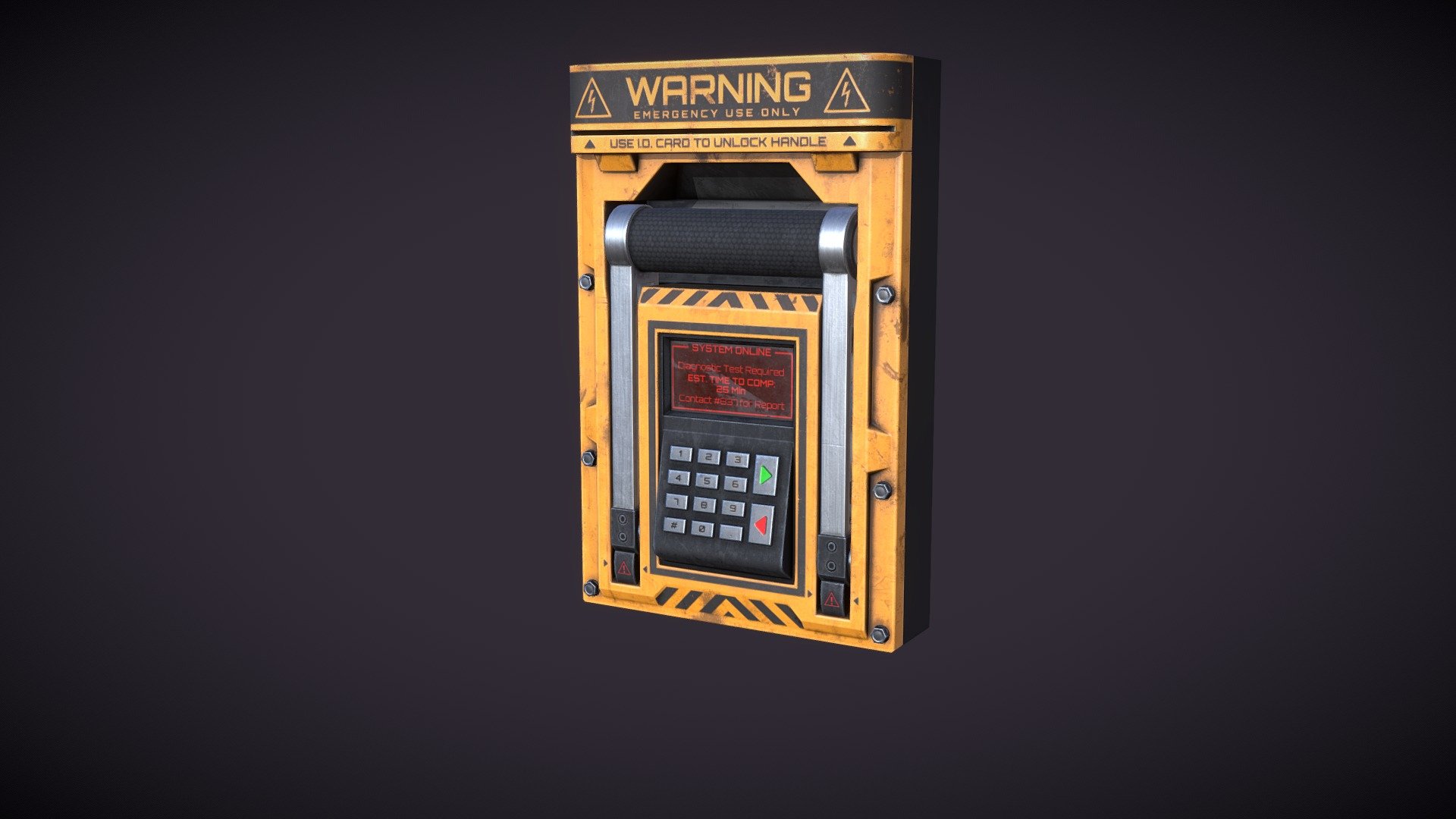 Sci-Fi Emergency Power Lever - Buy Royalty Free 3D model by stecki ...