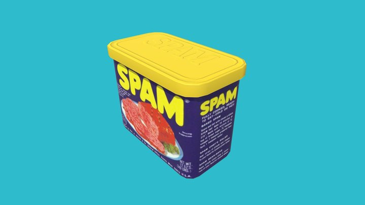 Spam 3D models - Sketchfab