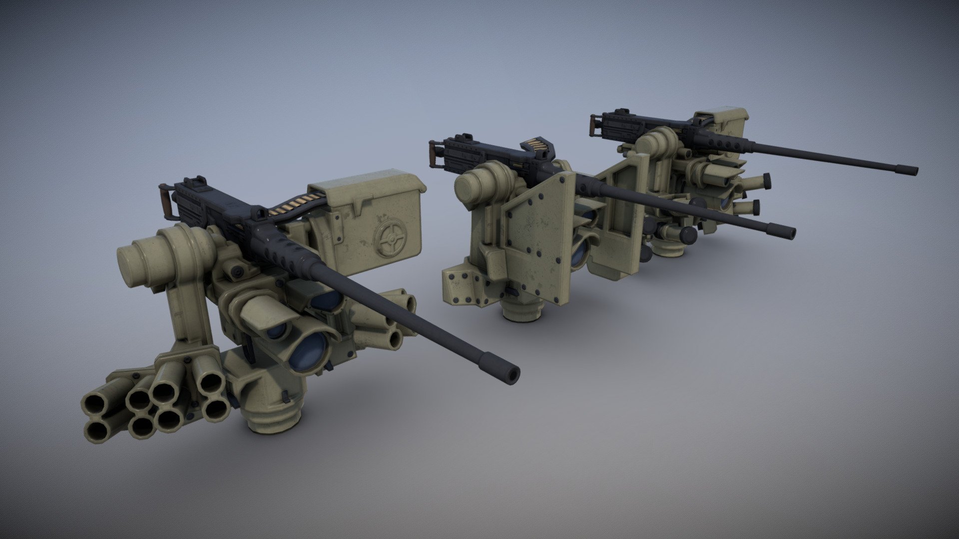 M153 CROWS II (DUST) - 3D model by TSB3DMODELS [df95fb1] - Sketchfab
