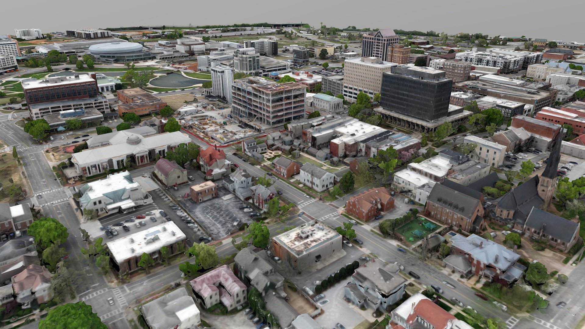 Downtown Huntsville, Alabama - Buy Royalty Free 3D model by johnnokomis ...