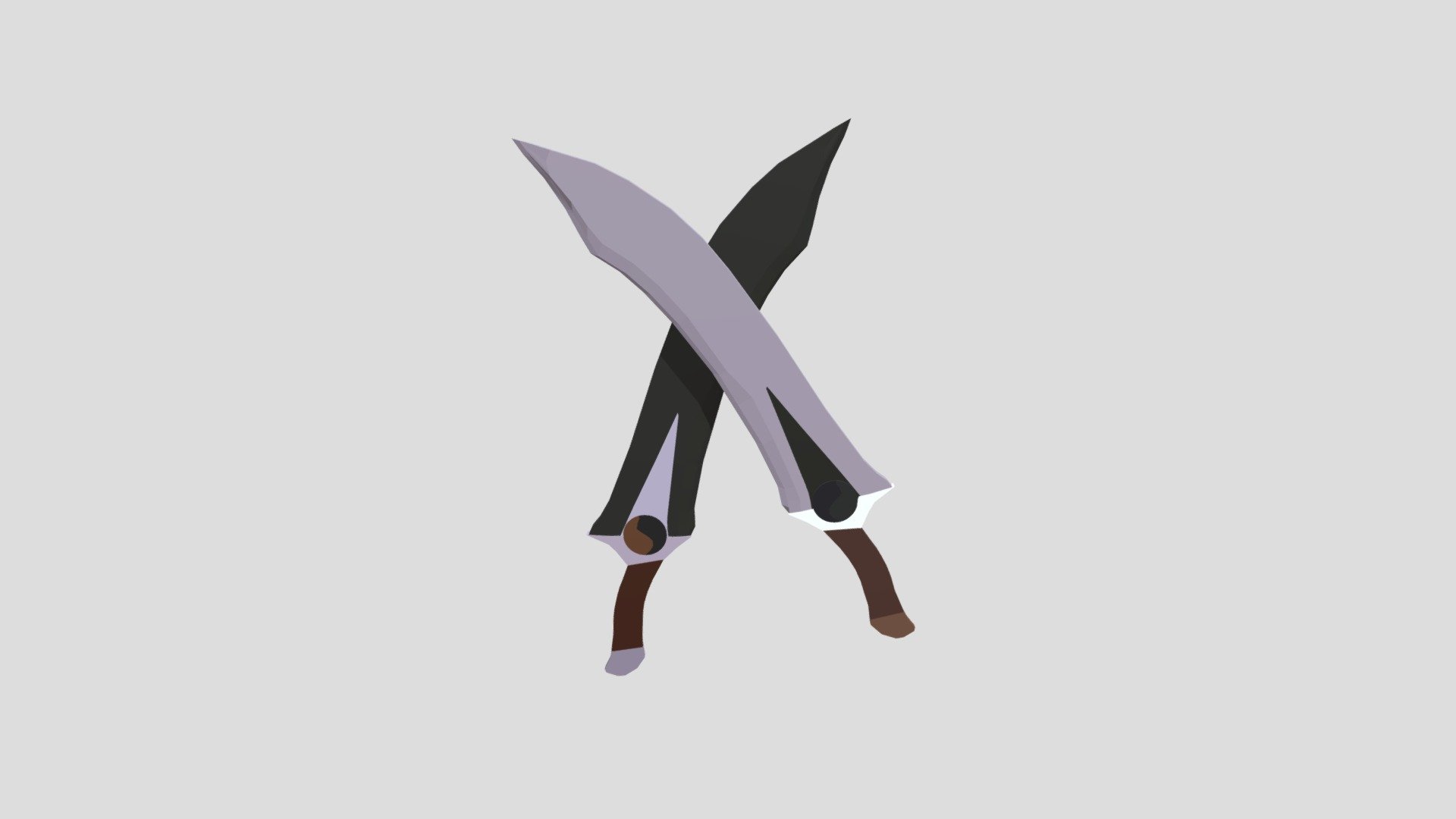 Kanshou and Bakuya - 3D model by Rouen (@Rouenk) [df9b260] - Sketchfab