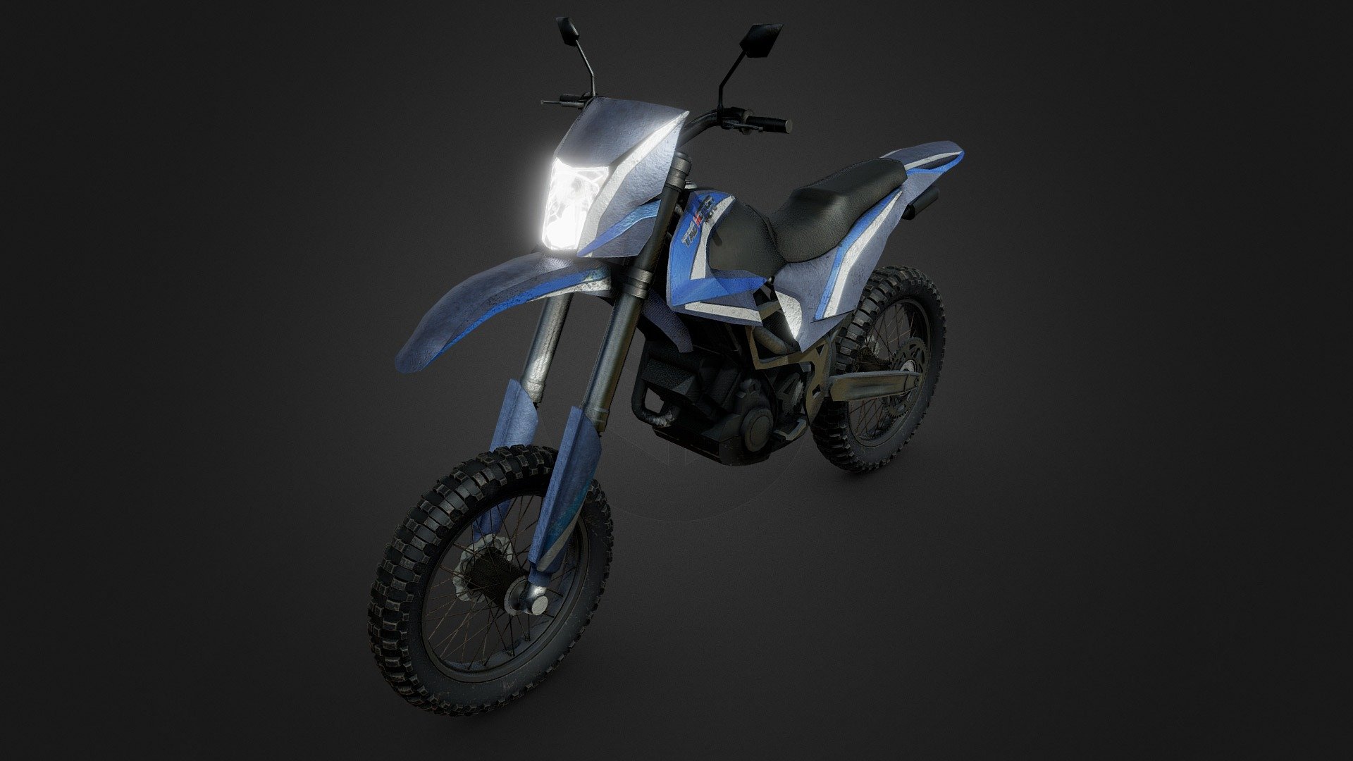 Tao TBR7 Motorbike Vehicle (Model Low Poly) - Buy Royalty Free 3D model ...