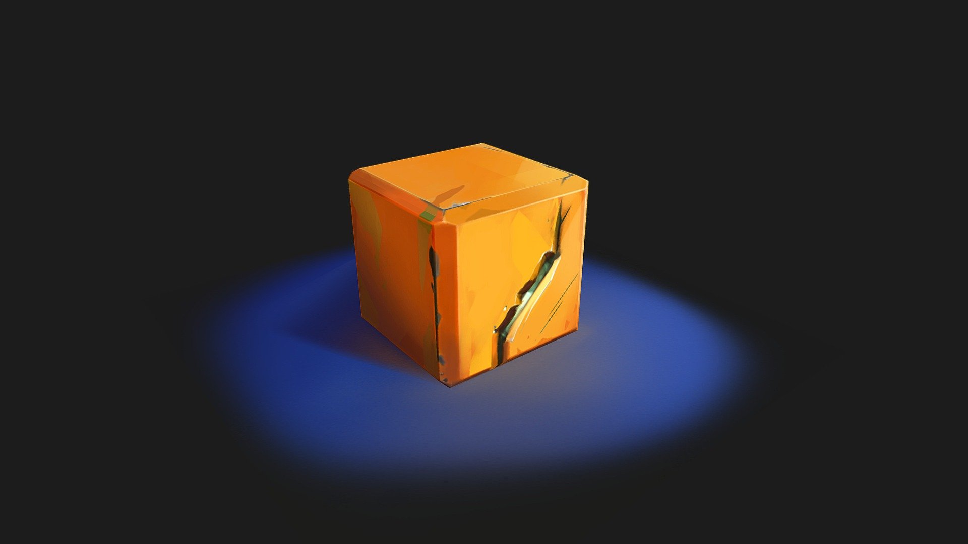 Hand painted texture study - metal - 3D model by MichaelChing [df9bd6c ...