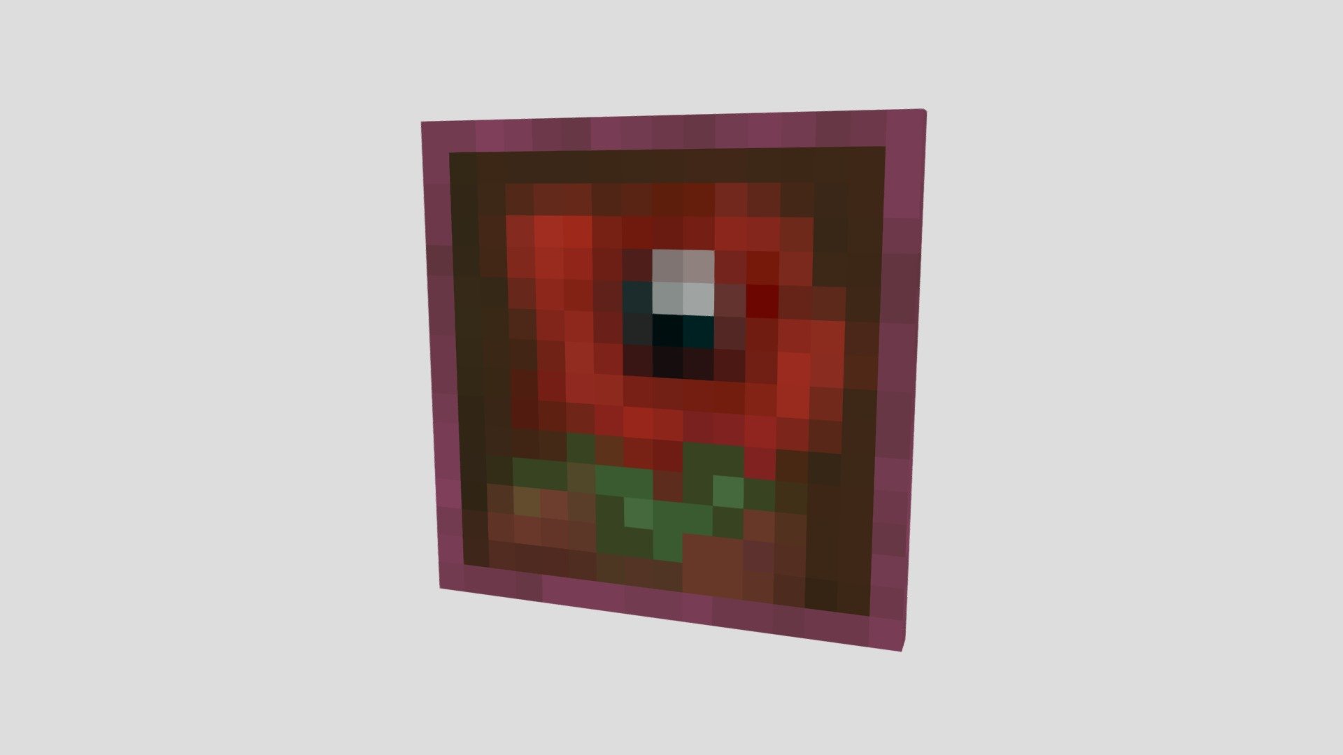 Rose with Eye (Minecraft Painting) - Download Free 3D model by ...
