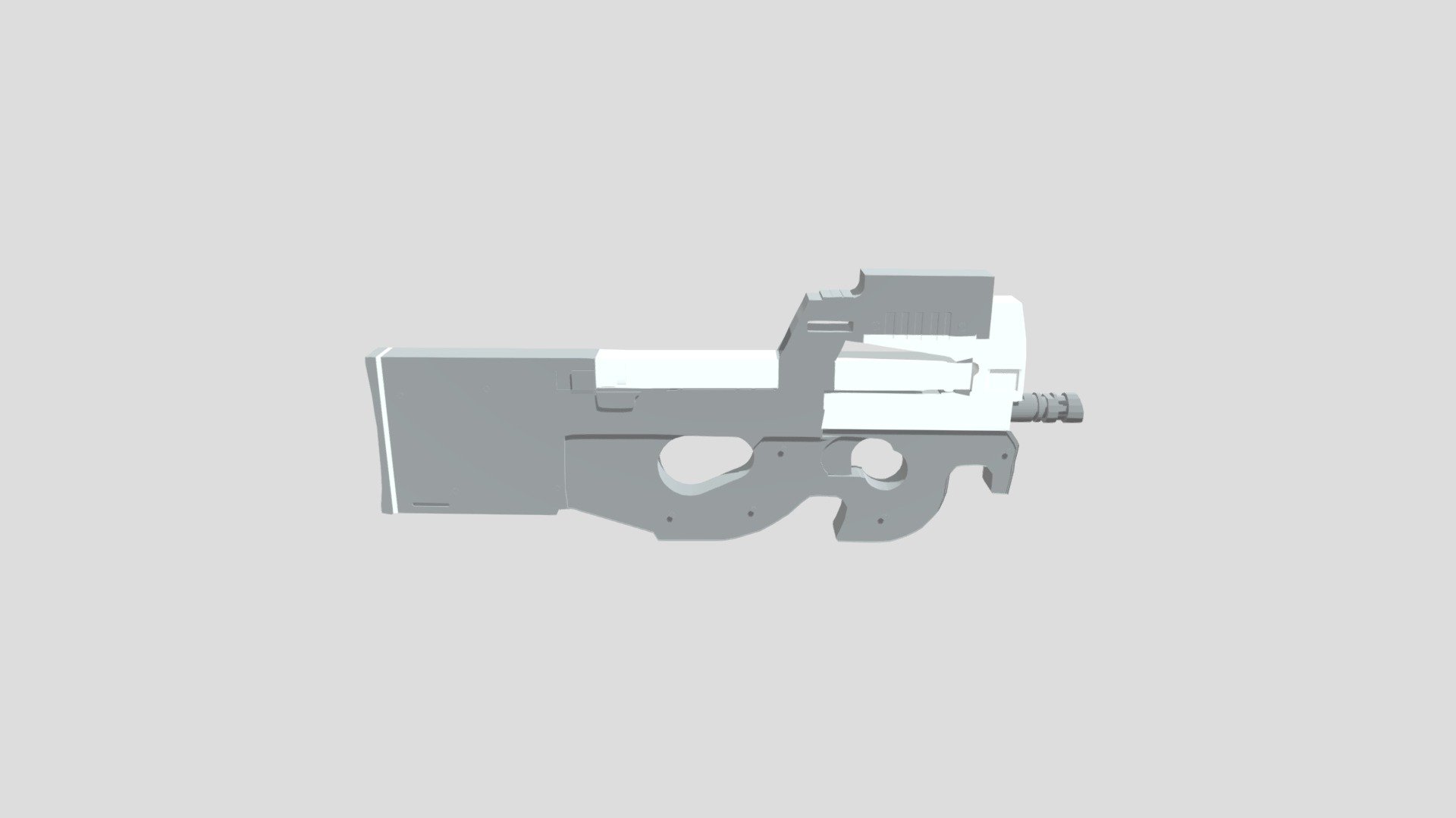 P90 Gun - 3D model by slamaicho [df9de93] - Sketchfab