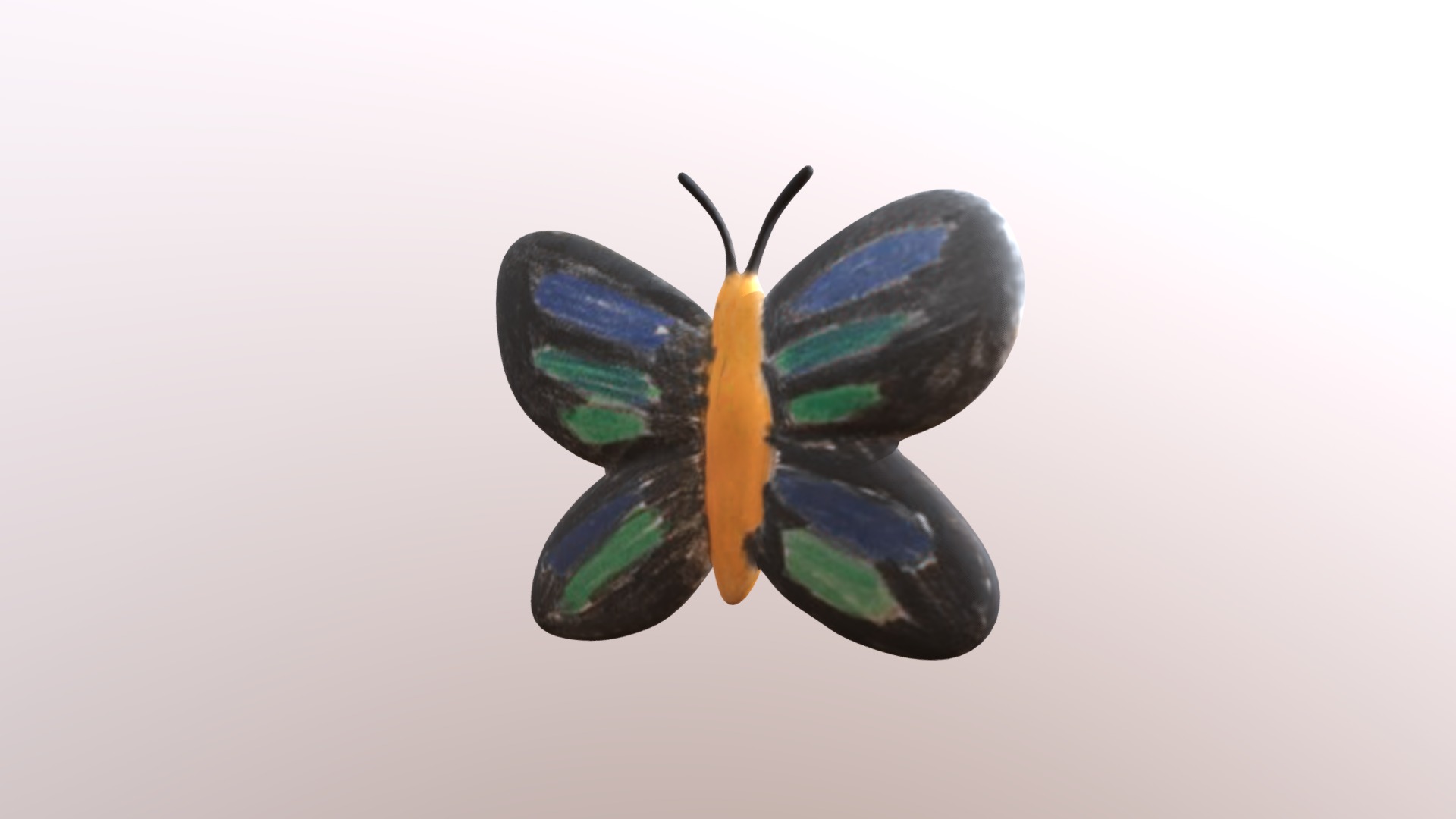 Butterfly - 3D model by 3dwave [df9e1b6] - Sketchfab
