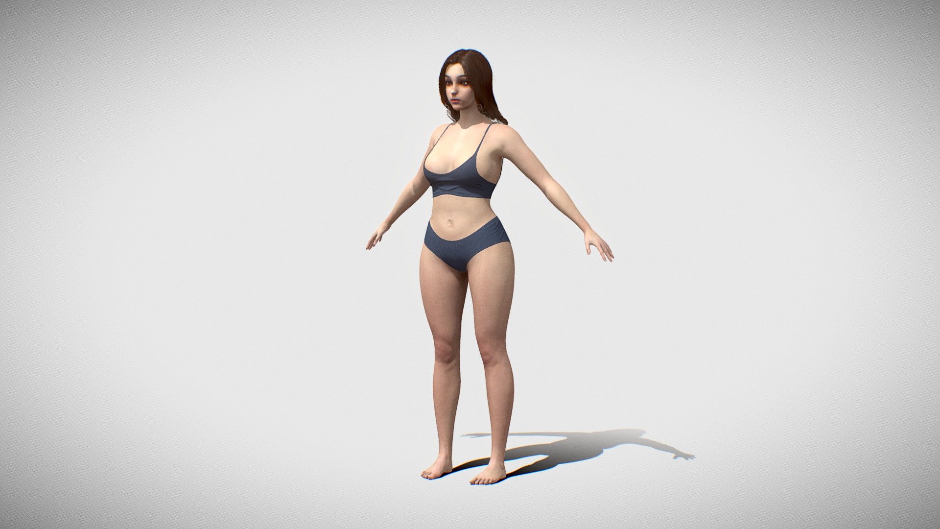 Virtual Model High-poly Ringo II Bra & Underwear - Download Free 3D model by ChamberSu ...
