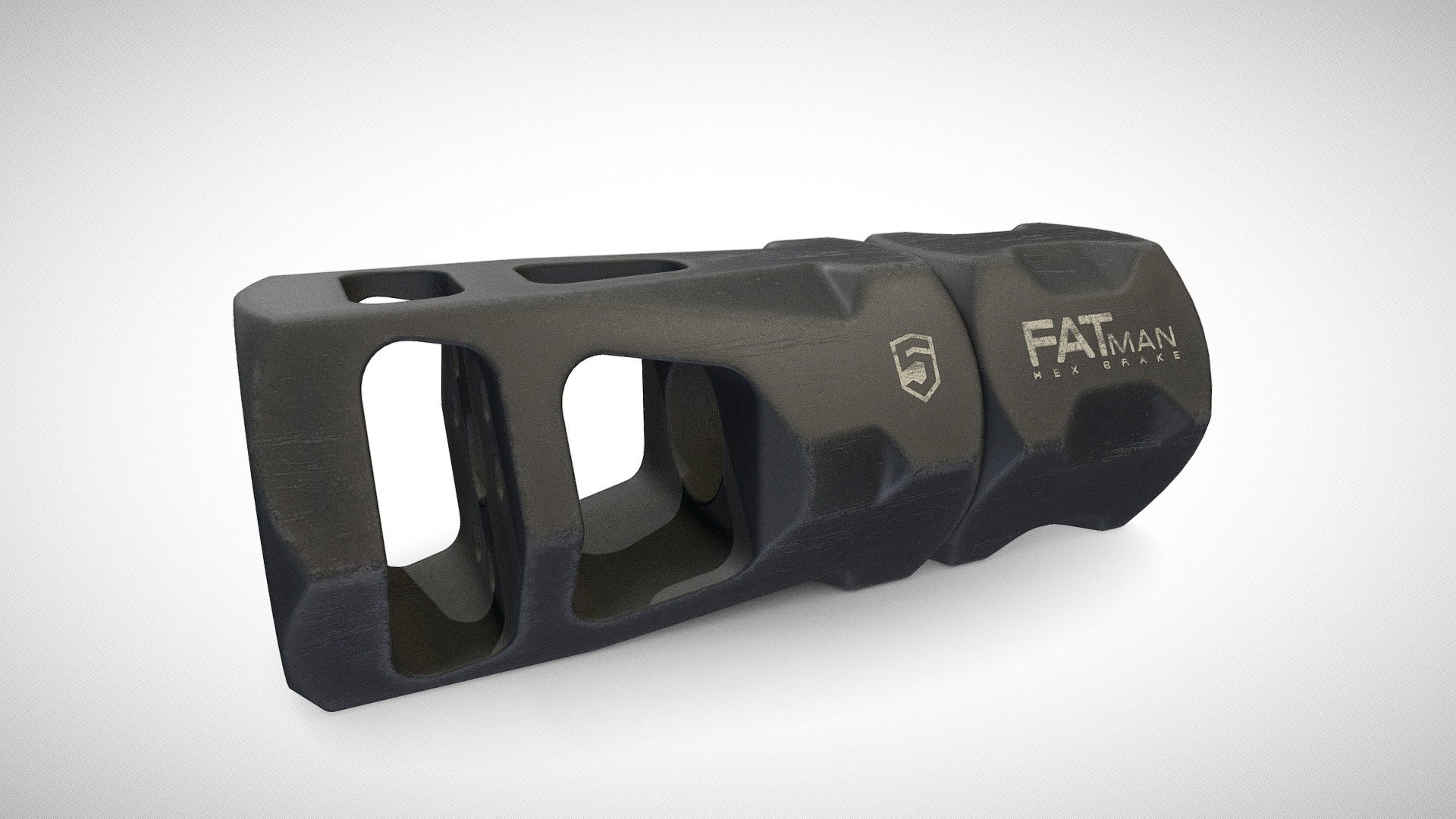 P5-FATMAN Muzzle Break - Buy Royalty Free 3D model by Ricardo (@ricardoalb) [df9f3b0 ...