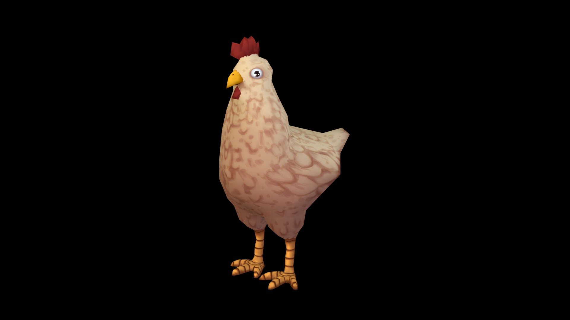 Mighty Chicken - 3D model by swimclubdunk [dfa0062] - Sketchfab