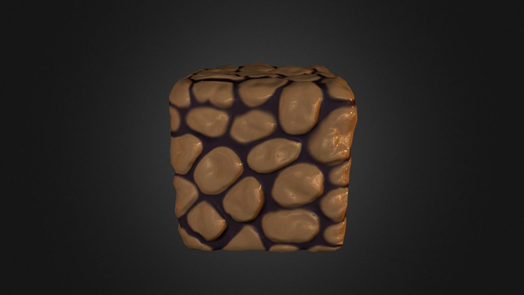 Stone Cube - 3D model by nathan.connell [dfa1a0d] - Sketchfab