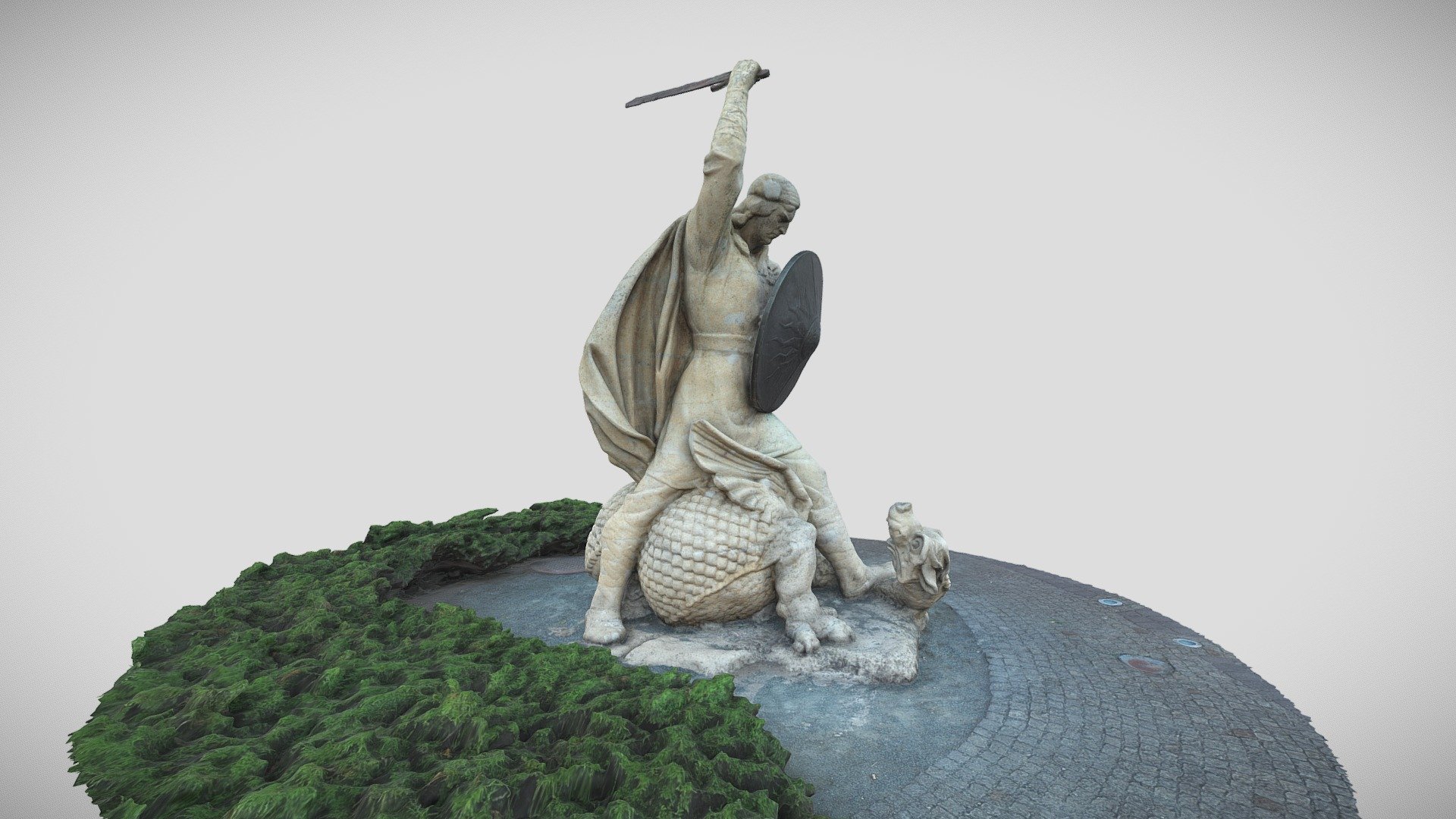 Lačplesis statue - 3D model by cadbimgroup [dfa210a] - Sketchfab
