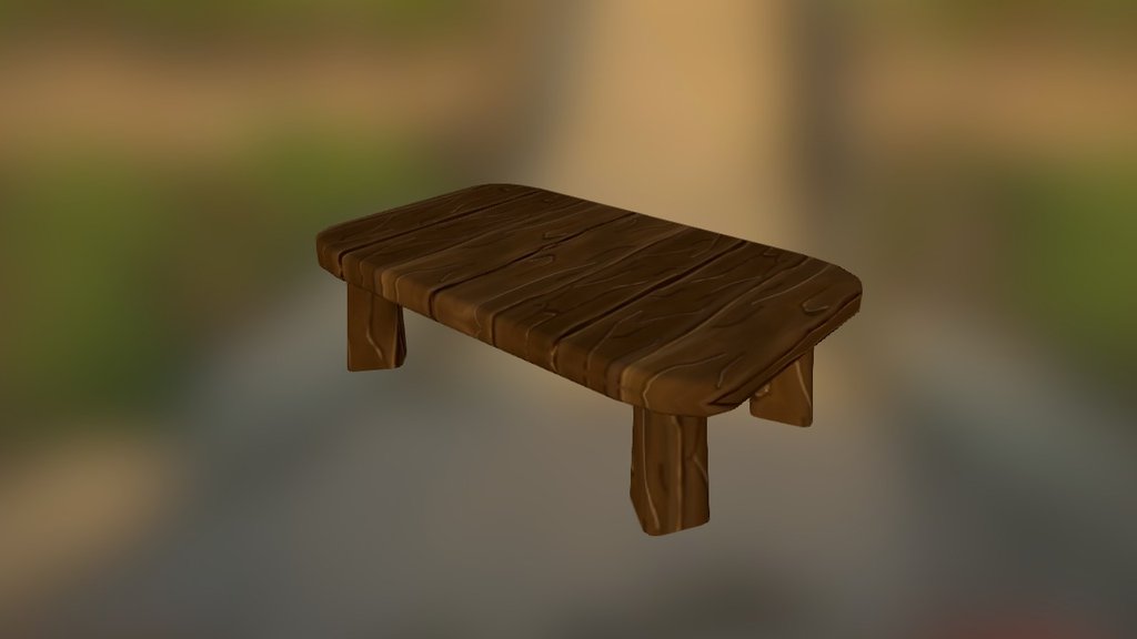 Table Handpainted 1Hour prop Challenge - 3D model by smous [dfa4c43 ...