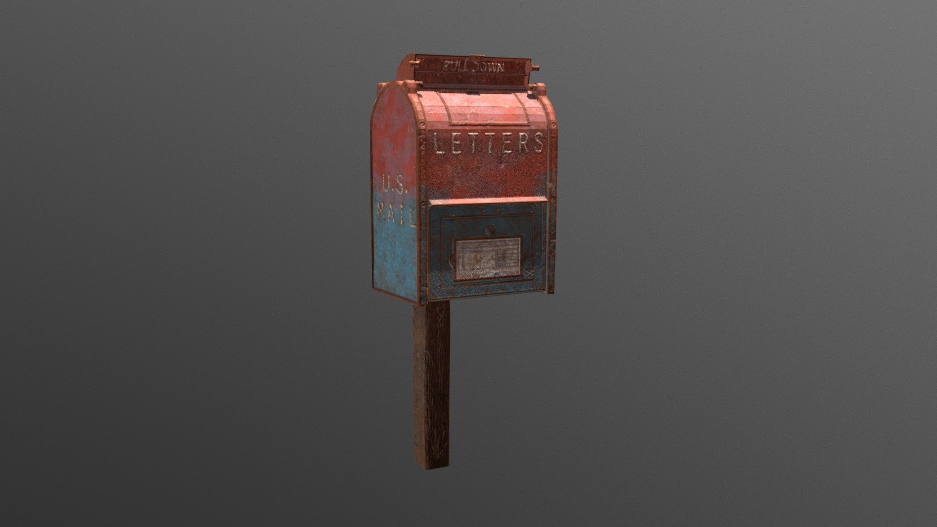 Mailbox - 3D model by M4tt_U (@mbathellier) [dfa7cf1] - Sketchfab