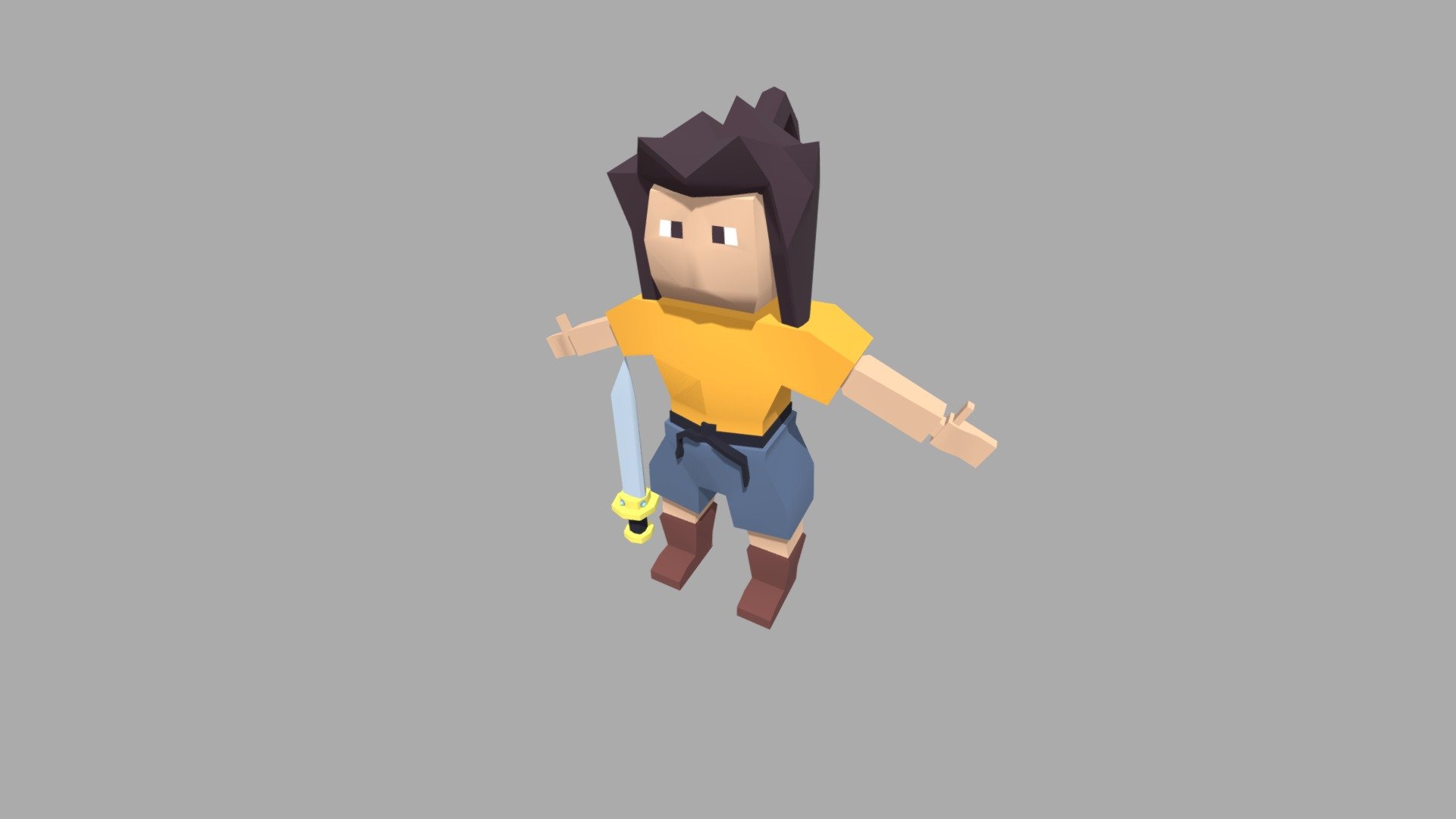 SIMPLE LOW POLY WARRIOR - Download Free 3D model by Dreamsstudiodev ...