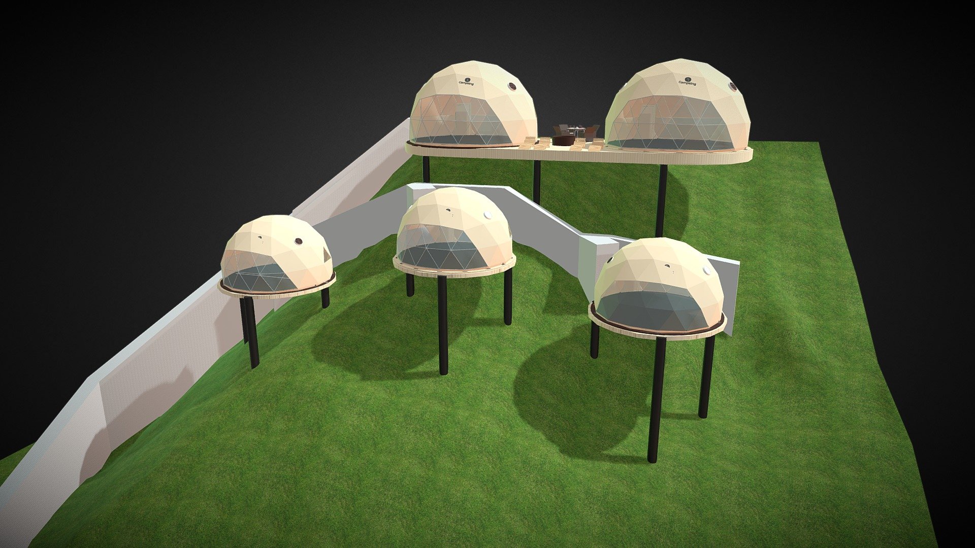 Campking Project - 3D model by 3dartist.jumpking [dfaa845] - Sketchfab