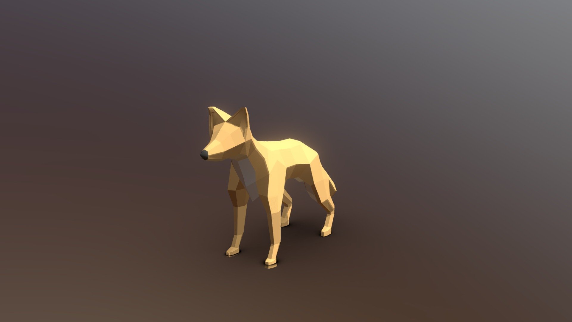Fox Low Poly Model - 3D model by Maxwell Walton (@MaxwellWalton ...
