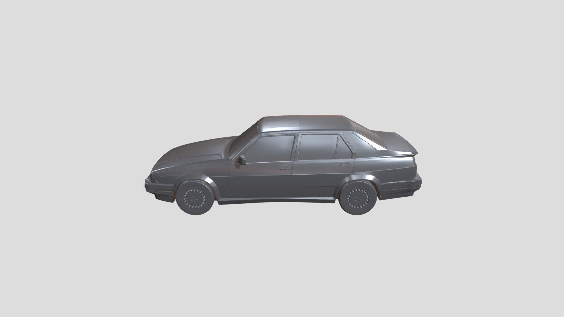 Alfa Romeo 75 - 3D model by CarCreew20 [dfade36] - Sketchfab