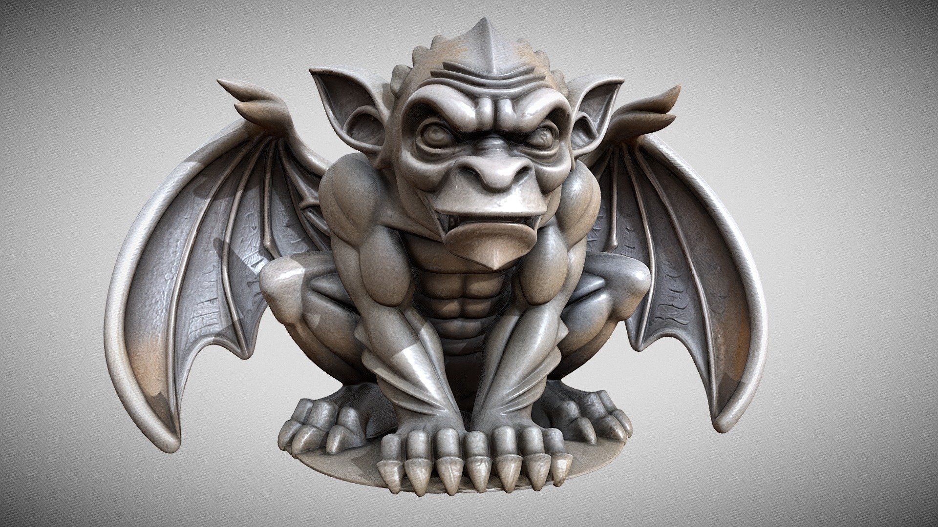 Gargoyle - 3D model by 4DigitalARTS (@boardreklam) [dfae9f4] - Sketchfab