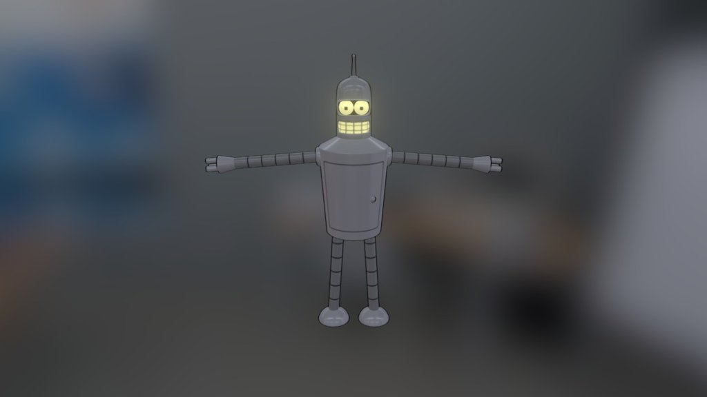 Bender - 3D model by PathOut (@PepsiTetraHepta) [dfb2ce5] - Sketchfab