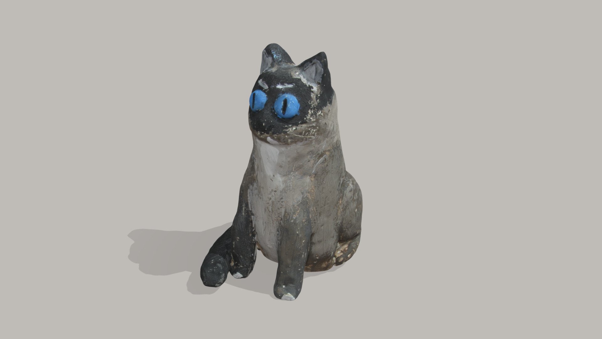 Cat Figurine - Download Free 3D model by Geksaedr [dfb4fd3] - Sketchfab