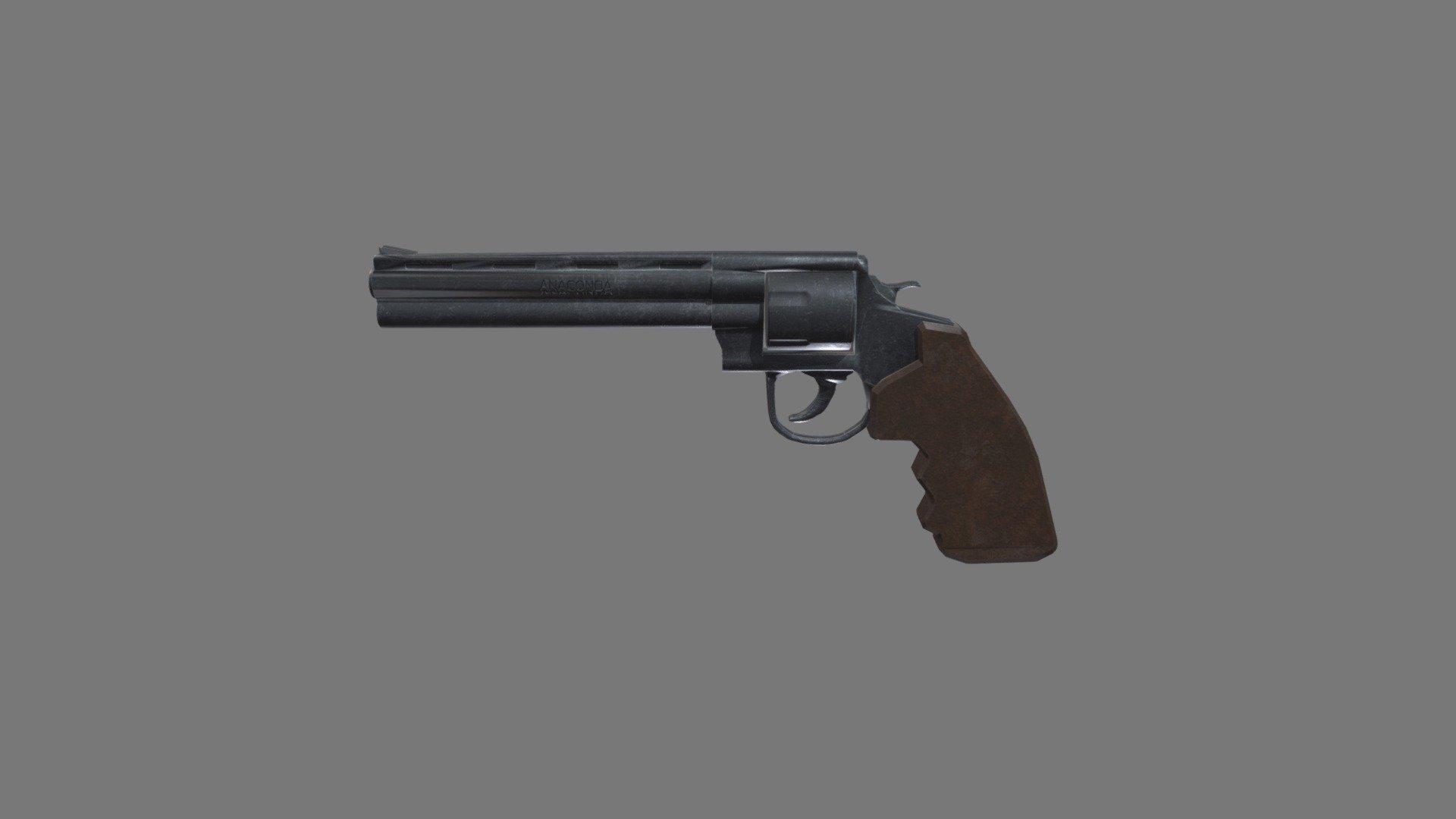 Colt Revolver Anaconda - 3D model by Luxiousar [dfb62d5] - Sketchfab