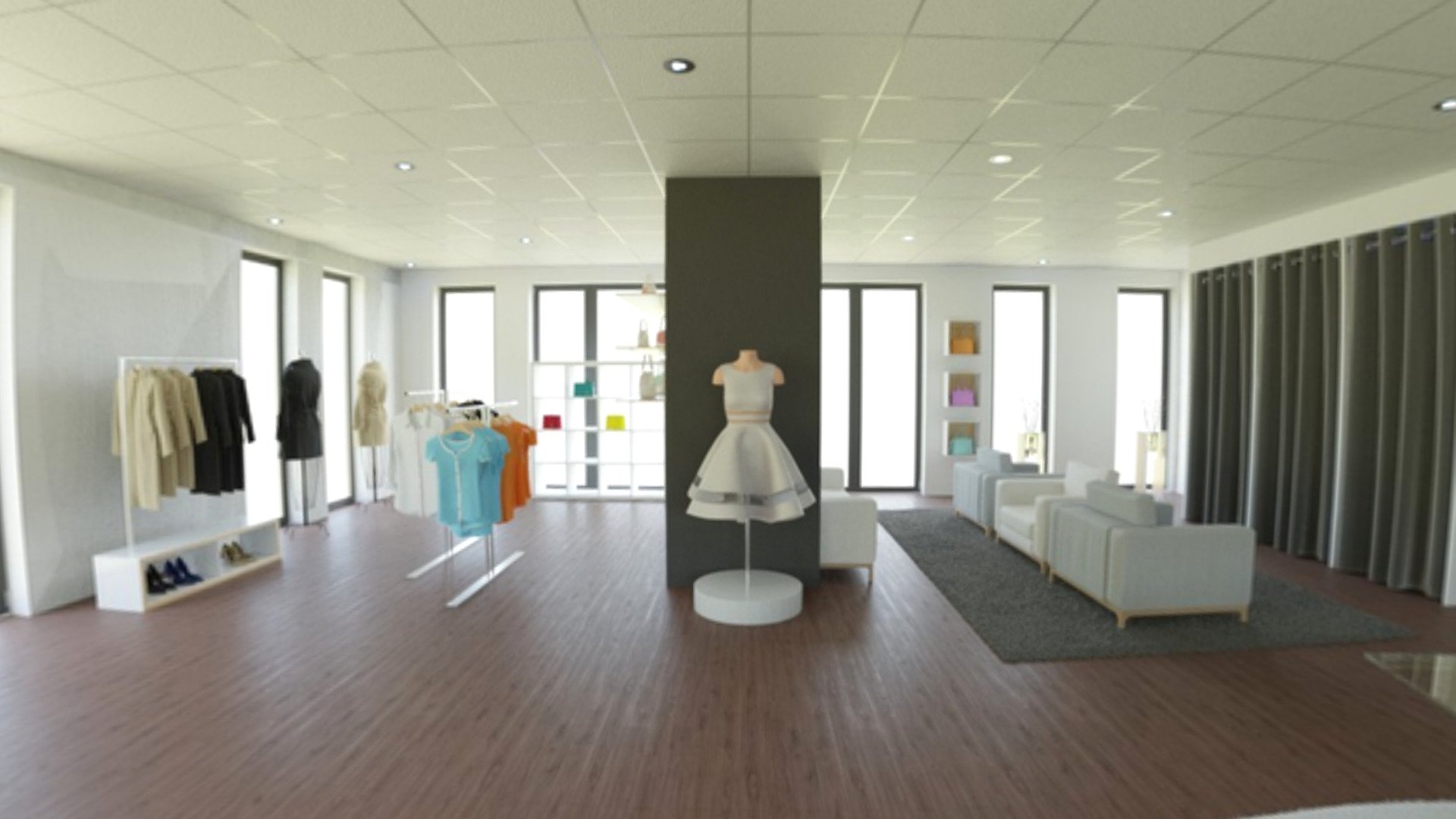 Boutique - 3D model by visualbuho [dfb6bfe] - Sketchfab