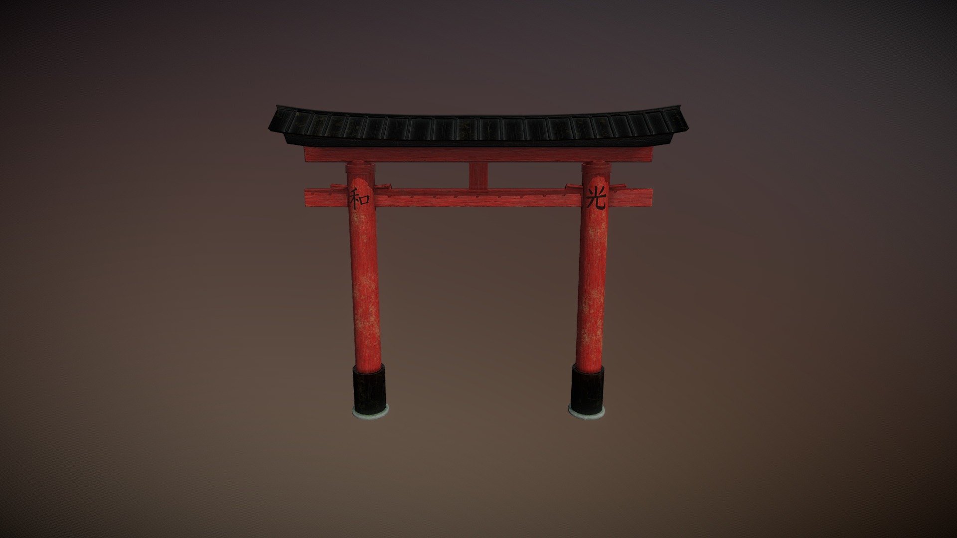 Low Poly Torii Gate - 3D model by capsL0CK [dfb764a] - Sketchfab