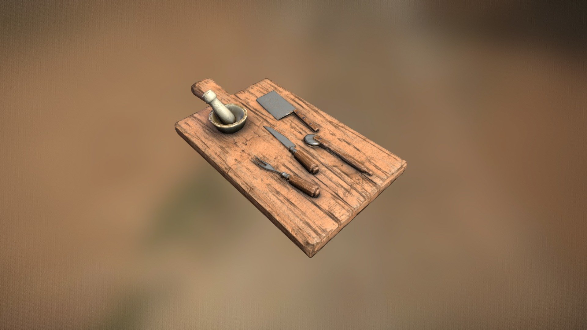 Chopping Board - 3D model by stefanWilliamsC [dfb8eff] - Sketchfab