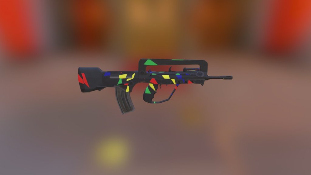 famas - 3D model by noost [dfb92cb] - Sketchfab
