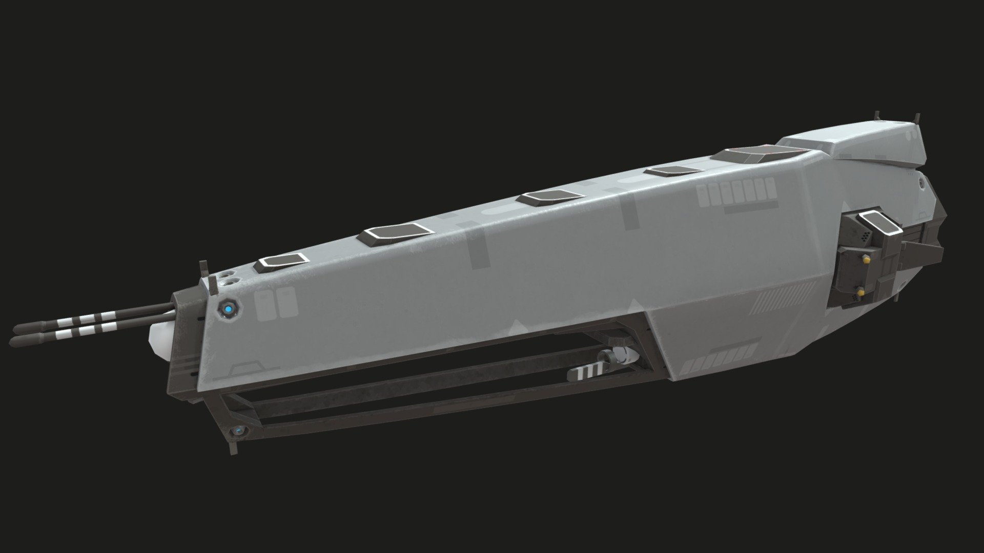 Nebulous Project - Reef Class Light Cruiser - Download Free 3D model by ...