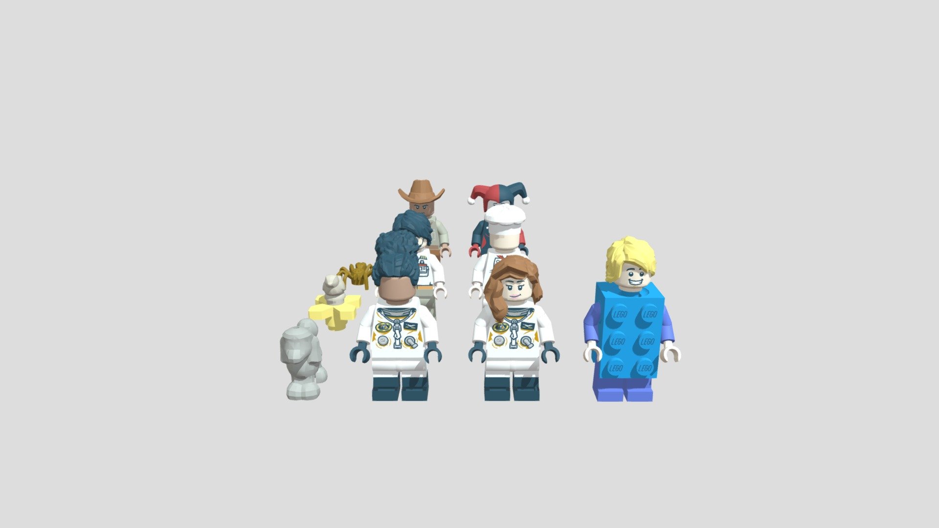 Lego Character pack Series 2 - Download Free 3D model by Fizzie_Fish ...