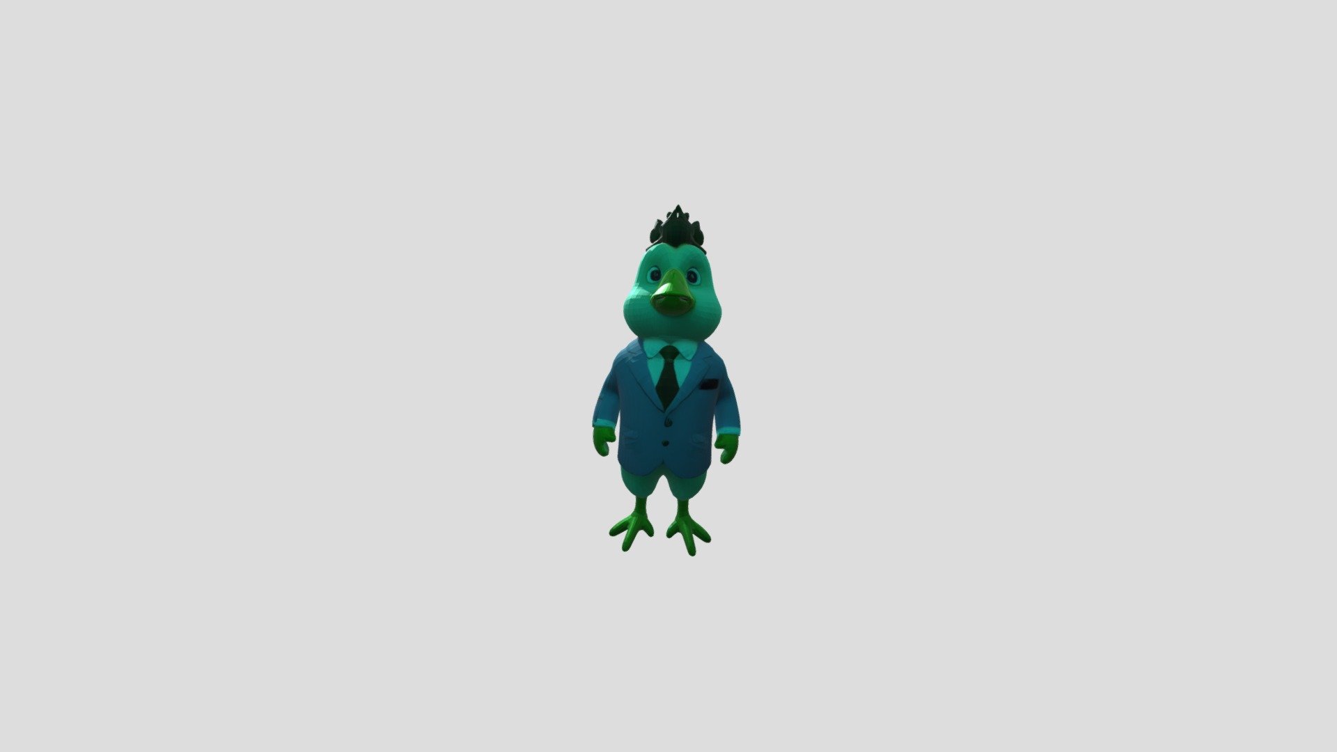 Chicken in a suit - 3D model by ghost01573 [dfbd645] - Sketchfab