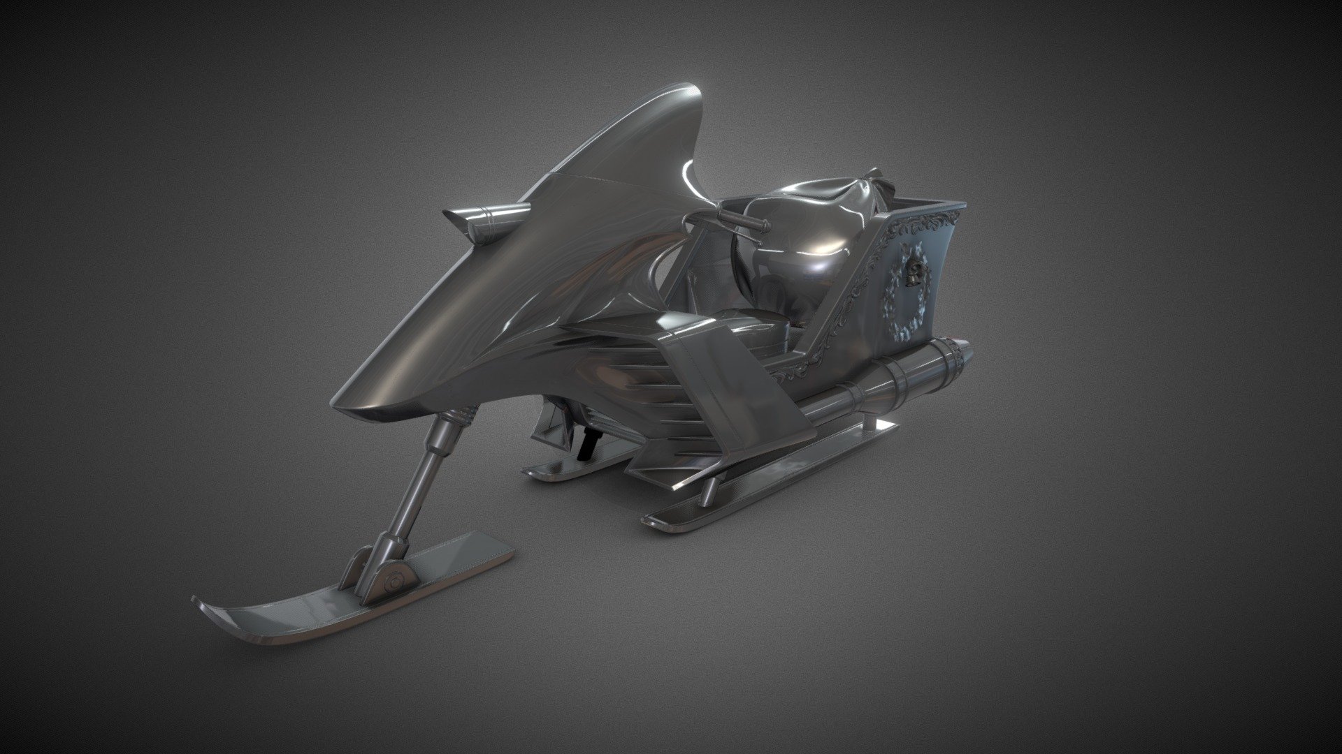 Snowmobile - Buy Royalty Free 3D model by animod [dfbd83b] - Sketchfab ...