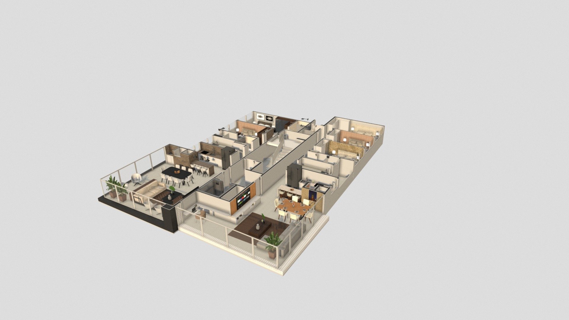 Ibiza - Pavimento tipo - 3D model by Studio 360 (@felipeperini ...