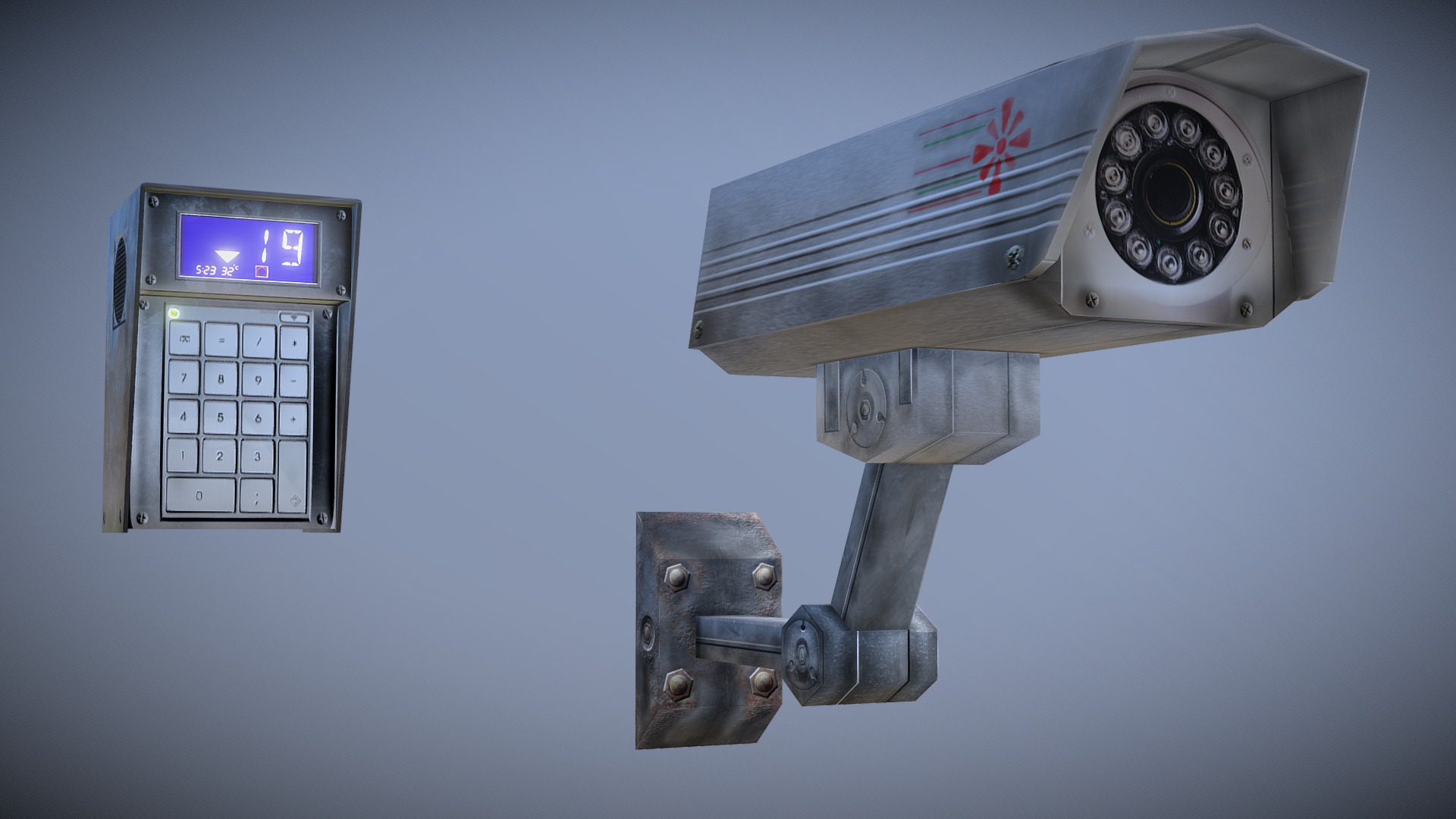CCTV and keypad access Panel - Download Free 3D model by Duane's Mind ...