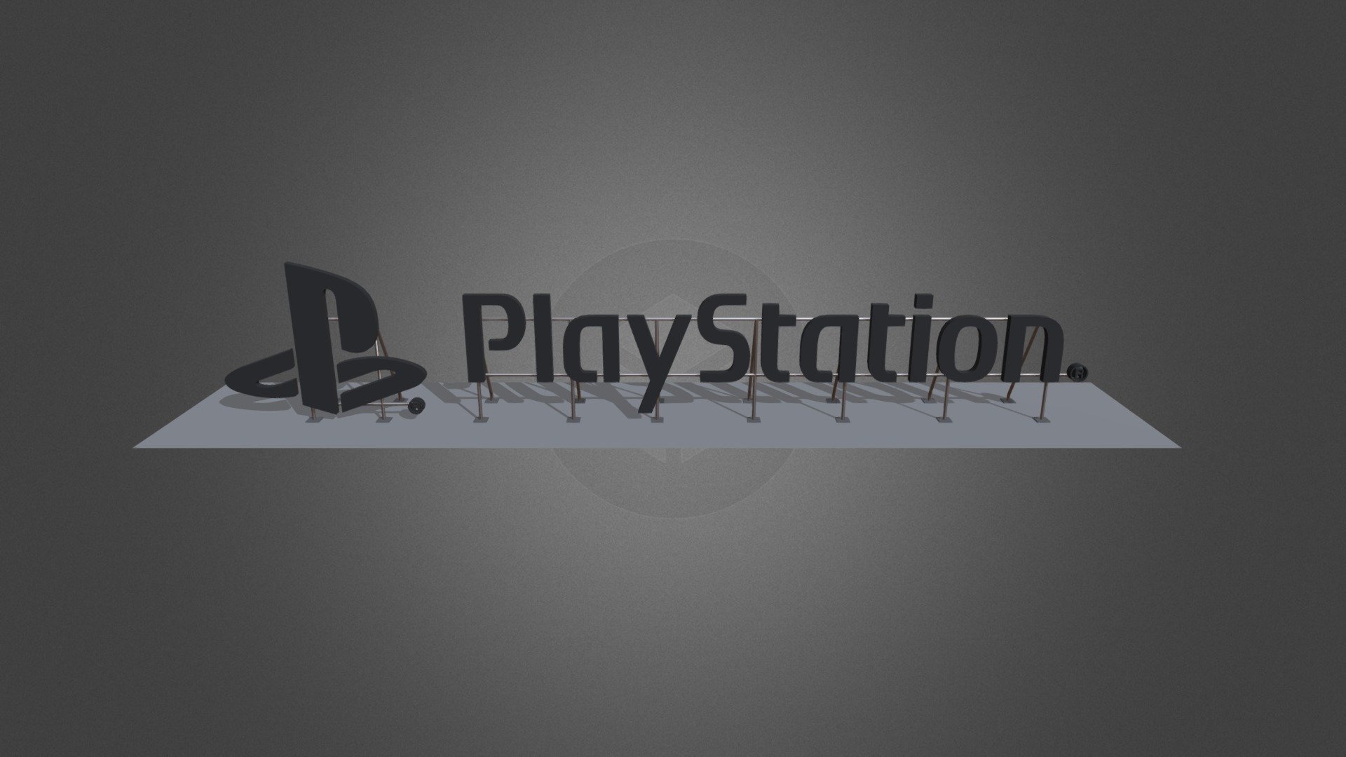 PlayStationLogo - 3D model by i.mendelis [dfbfd50] - Sketchfab