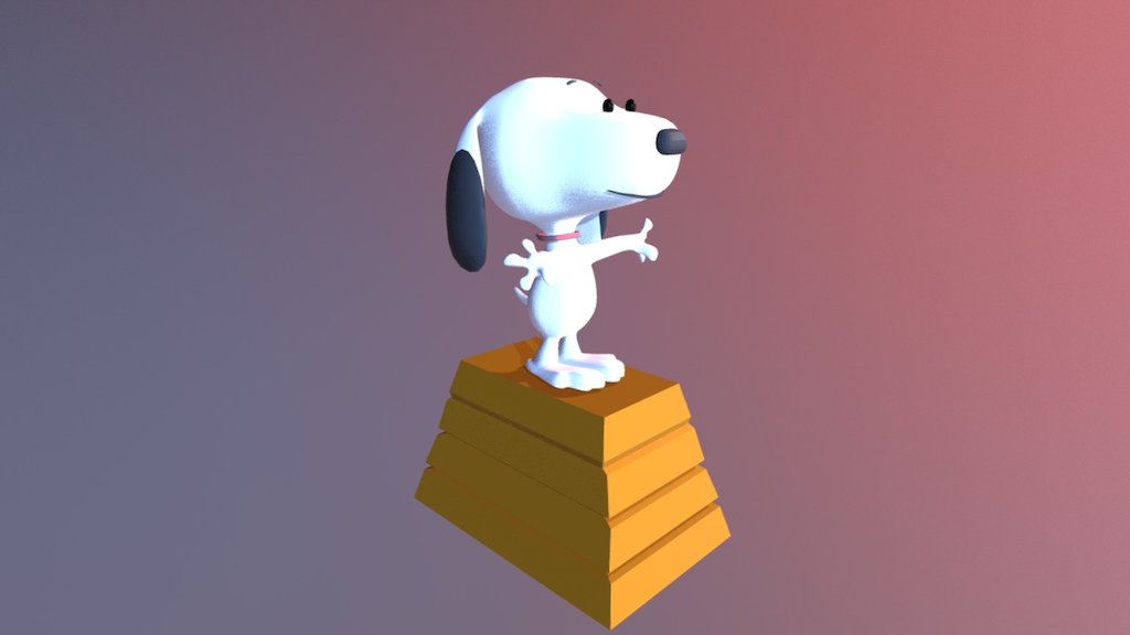 Snoopy character - 3D model by Maria Jacobs (@m-aria) [dfc1d19] - Sketchfab