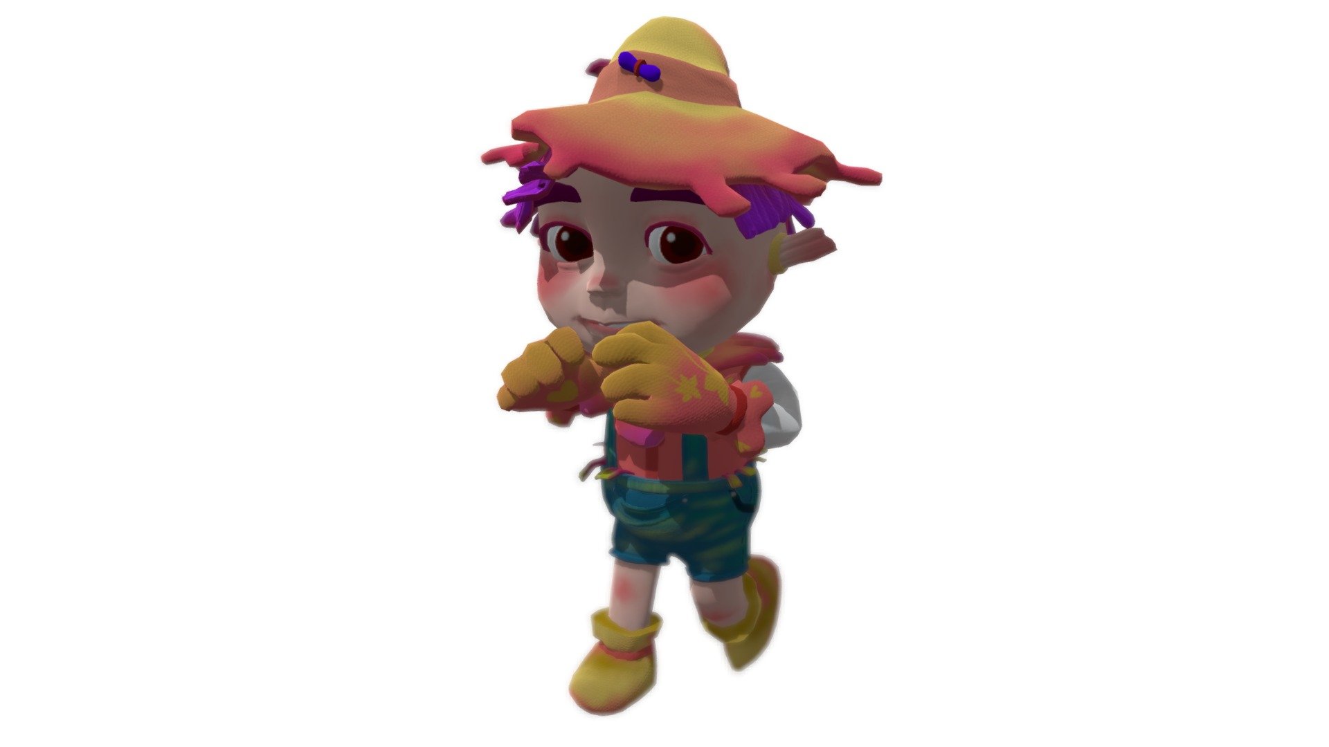 scarecraw_character - 3D model by Zza (@Zza123_) [dfc2985] - Sketchfab