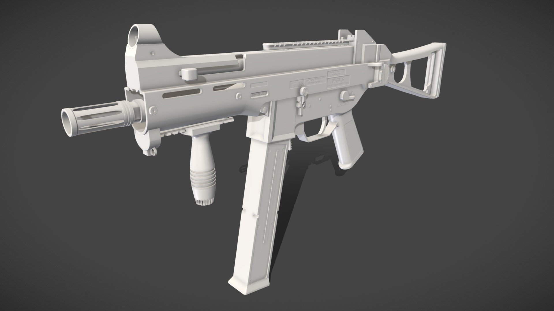H&K Ump 45 ACP - 3D model by d.cocchiolajr [dfc35d2] - Sketchfab