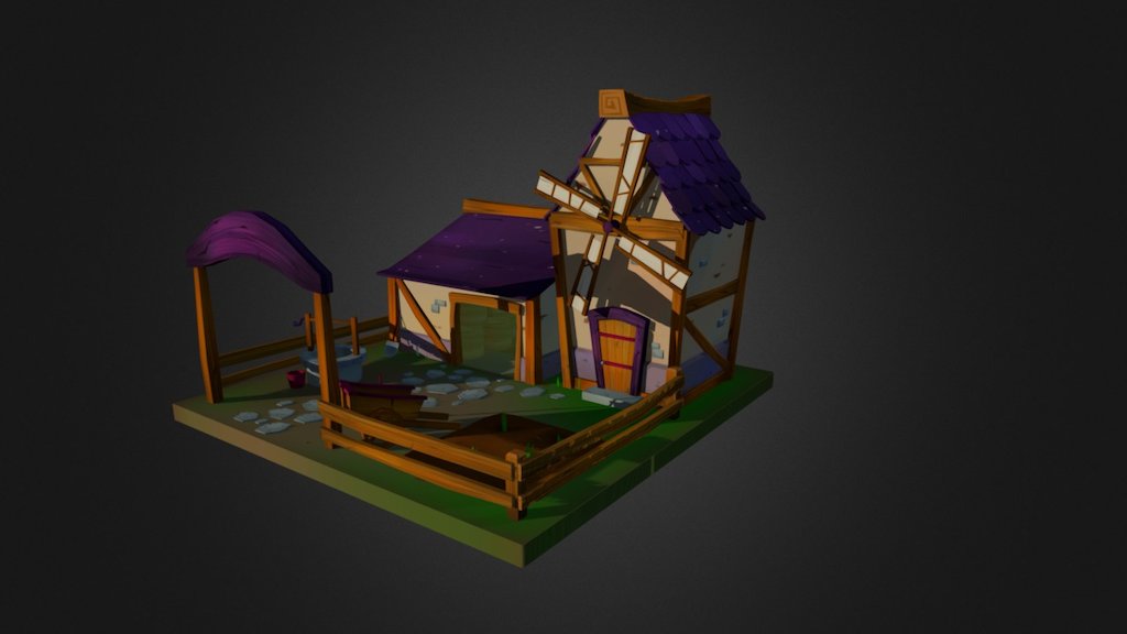 Lowpoly Farm - 3D model by Elise Mathez (@elisemathez) [dfc3786 ...