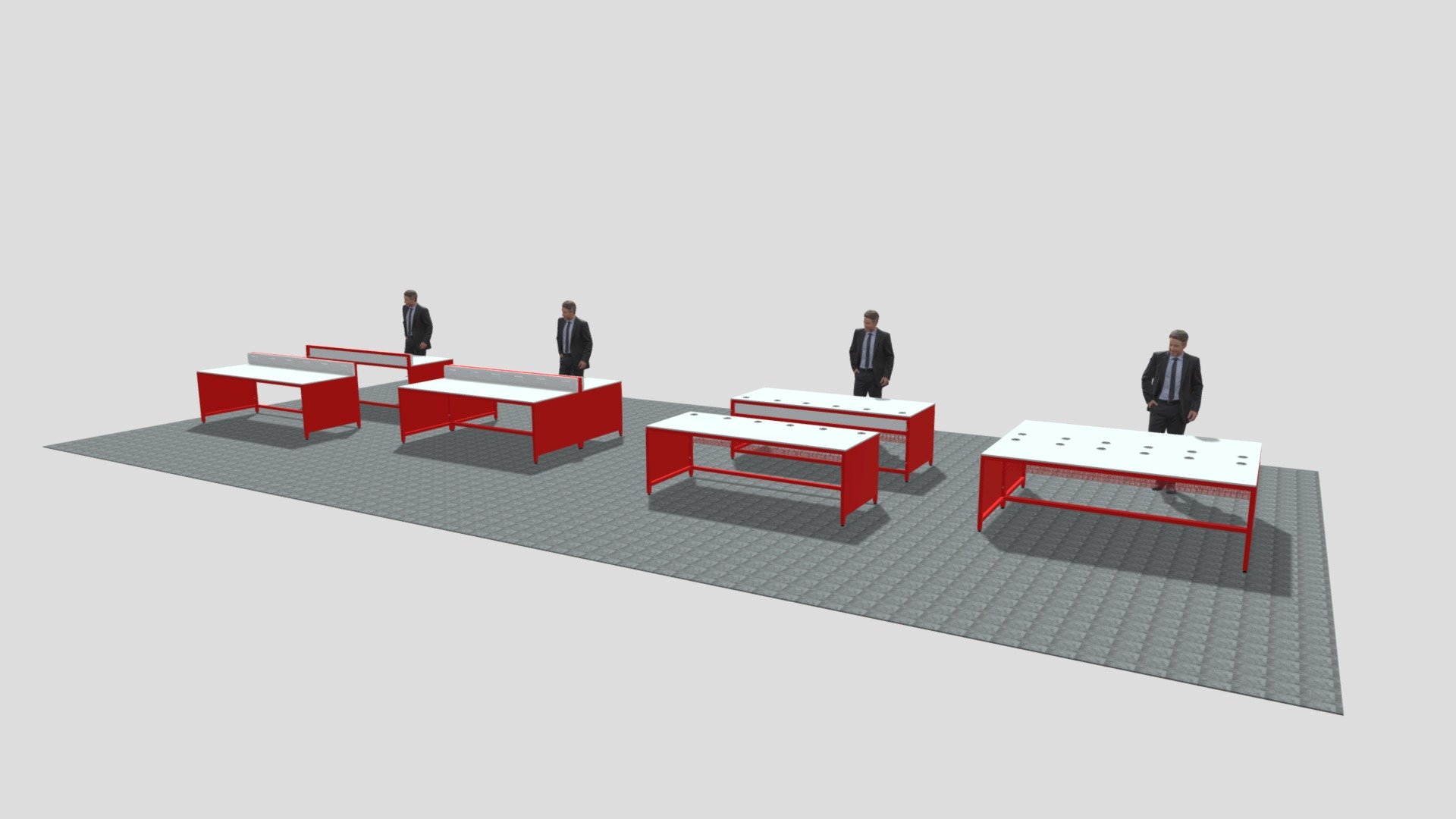 AW - URM9942 Matt Moon Bespoke desk c4D - 3D model by 3D-VIEW (@Jake-norsemandirect) [dfc59e2 ...