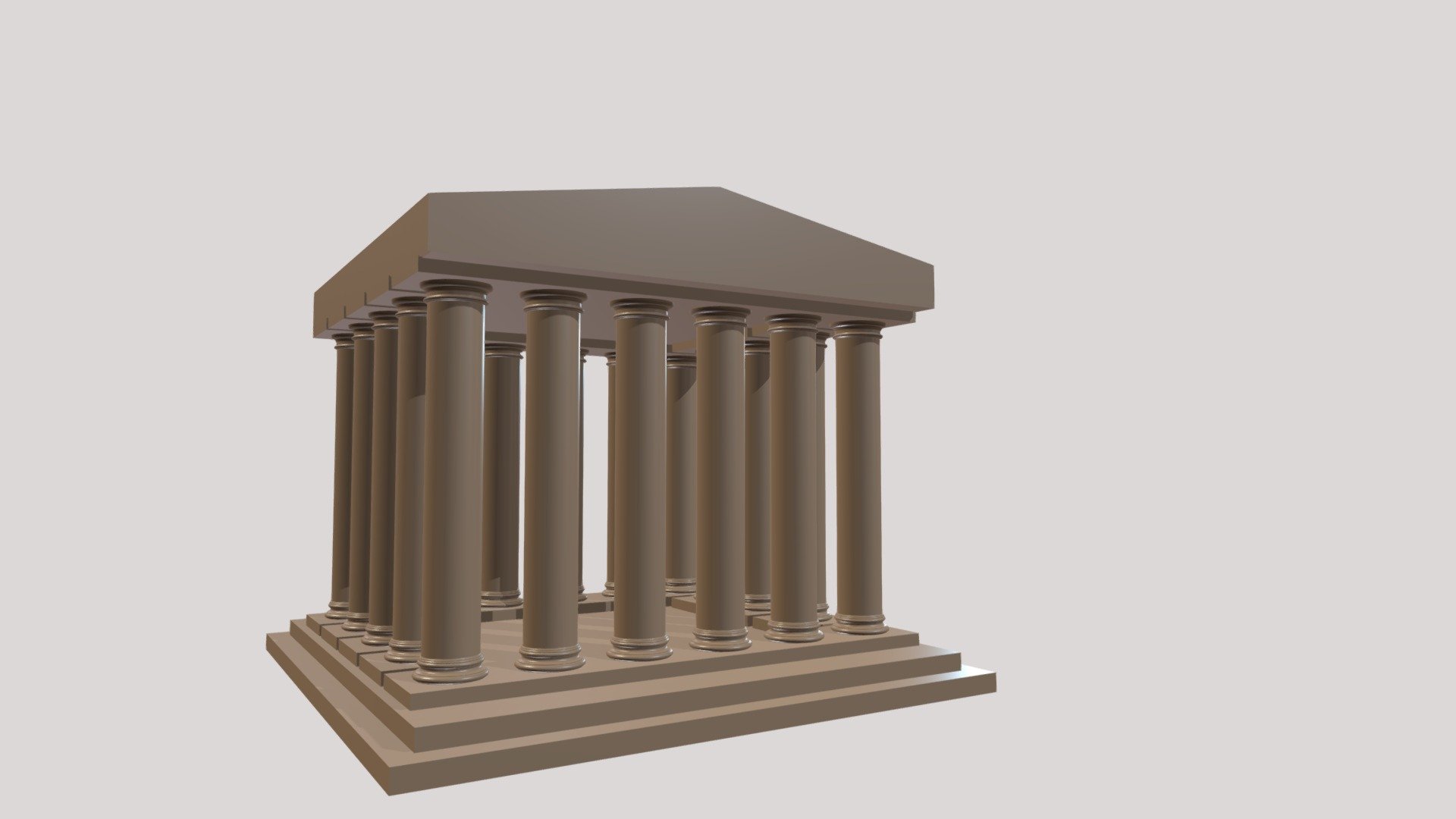 Doric Pillar Structure - Download Free 3D model by Jessica W ...