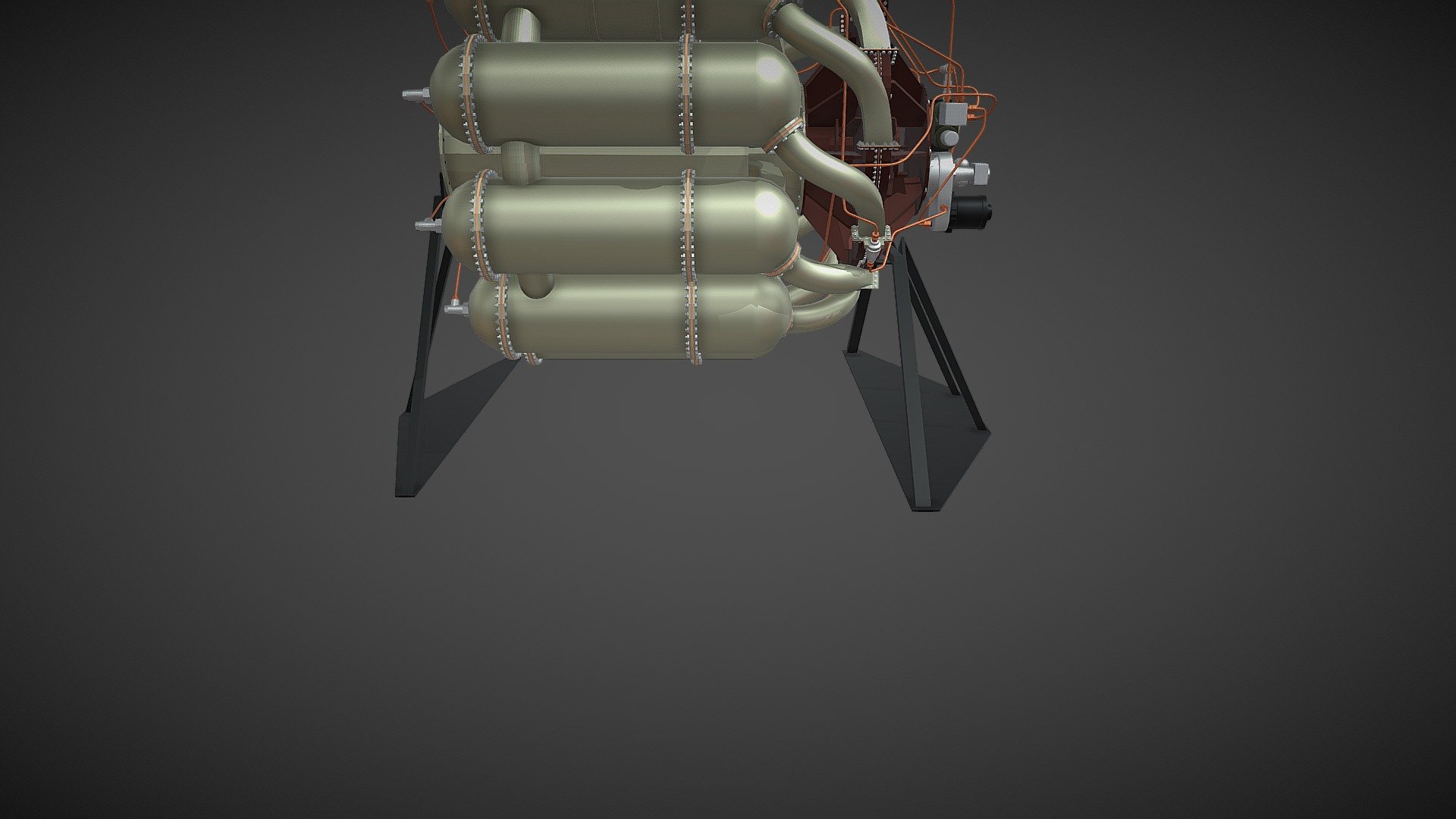 Whittle W1 Engine - 3D model by pakamaev [dfc66eb] - Sketchfab