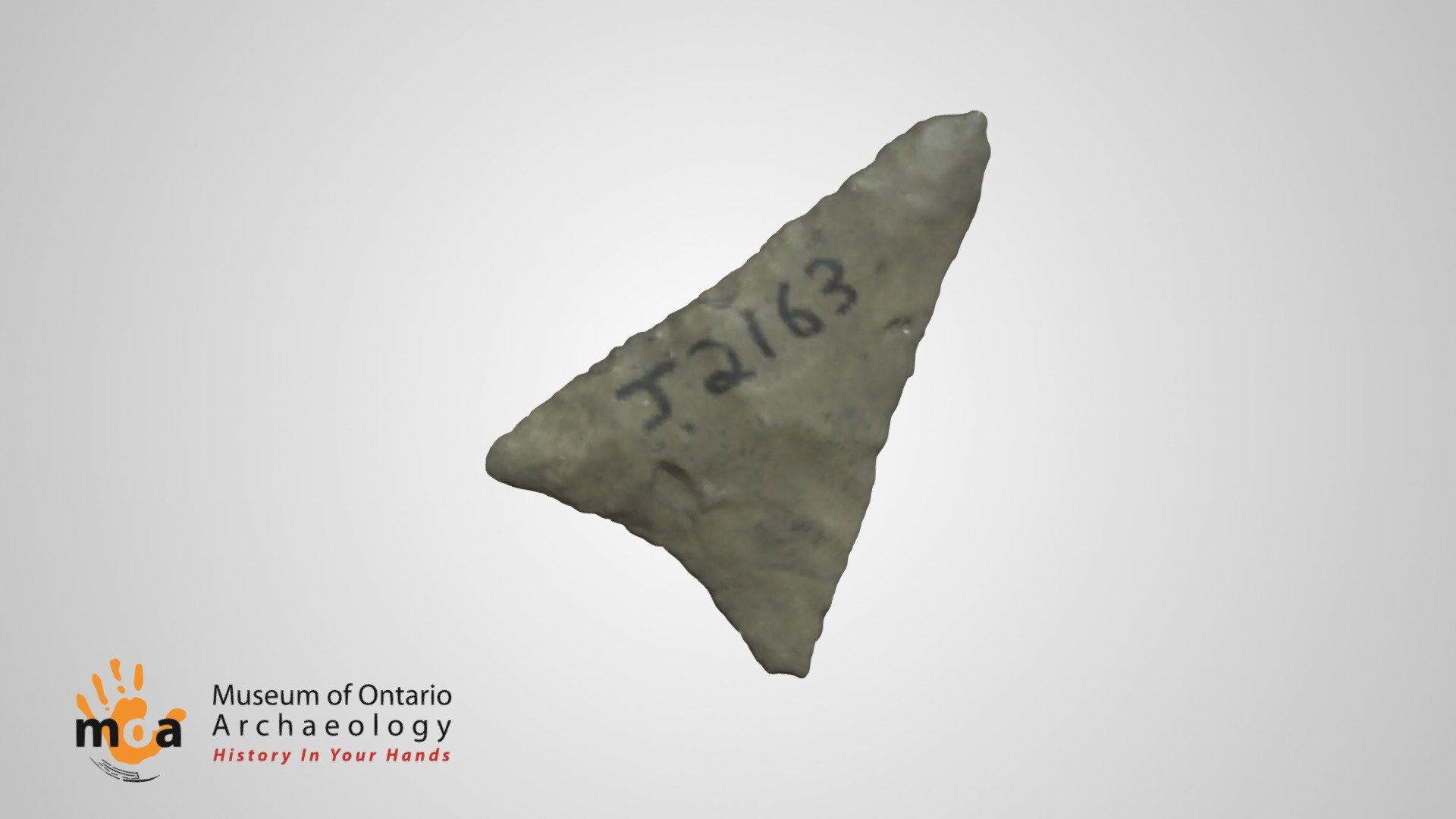 Projectile Point - Daniels Triangular J2163 - 3D model by MuseOntArch ...