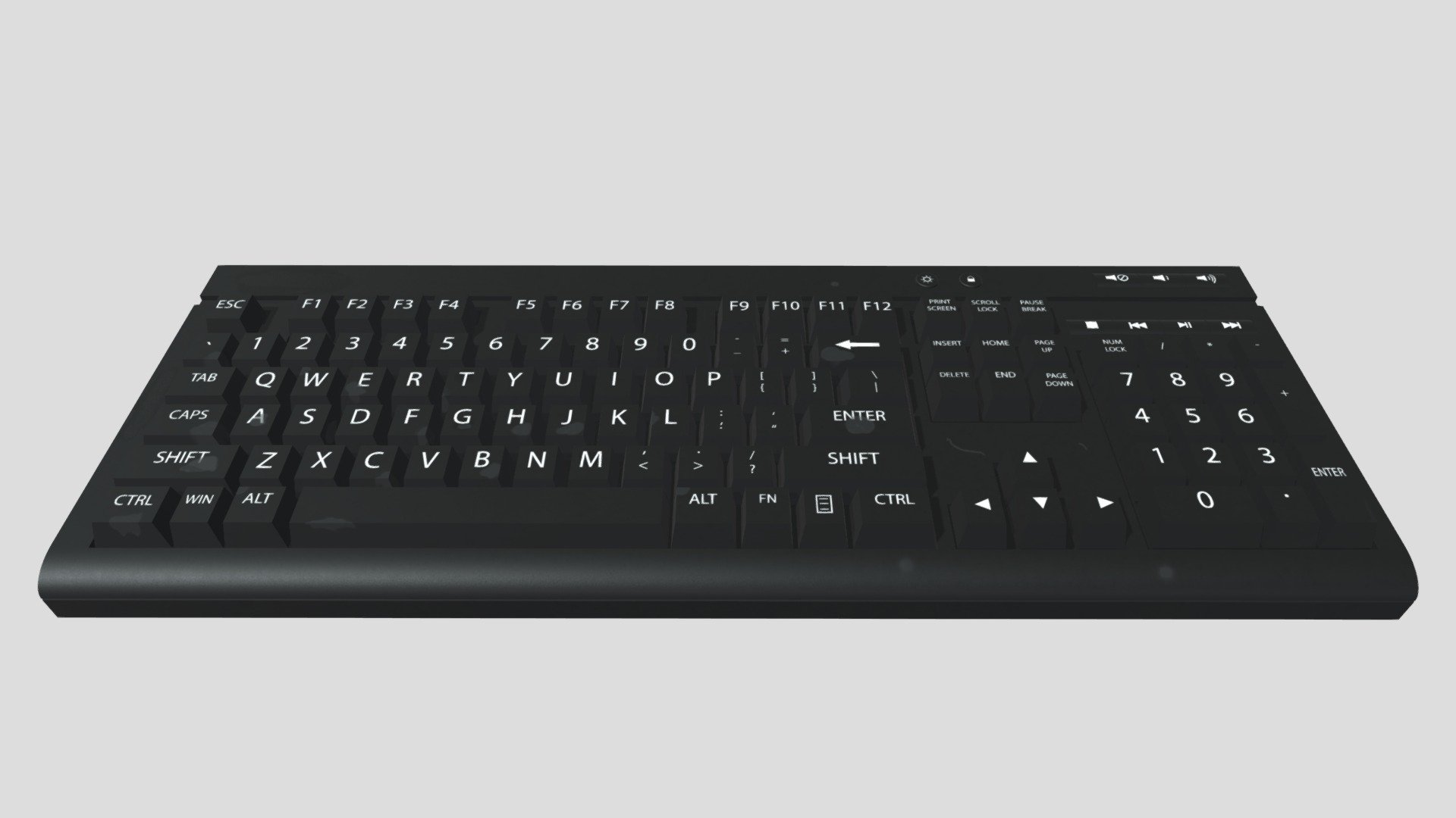 Keyboard - Download Free 3D model by AlvinPortfolio [dfc8707] - Sketchfab
