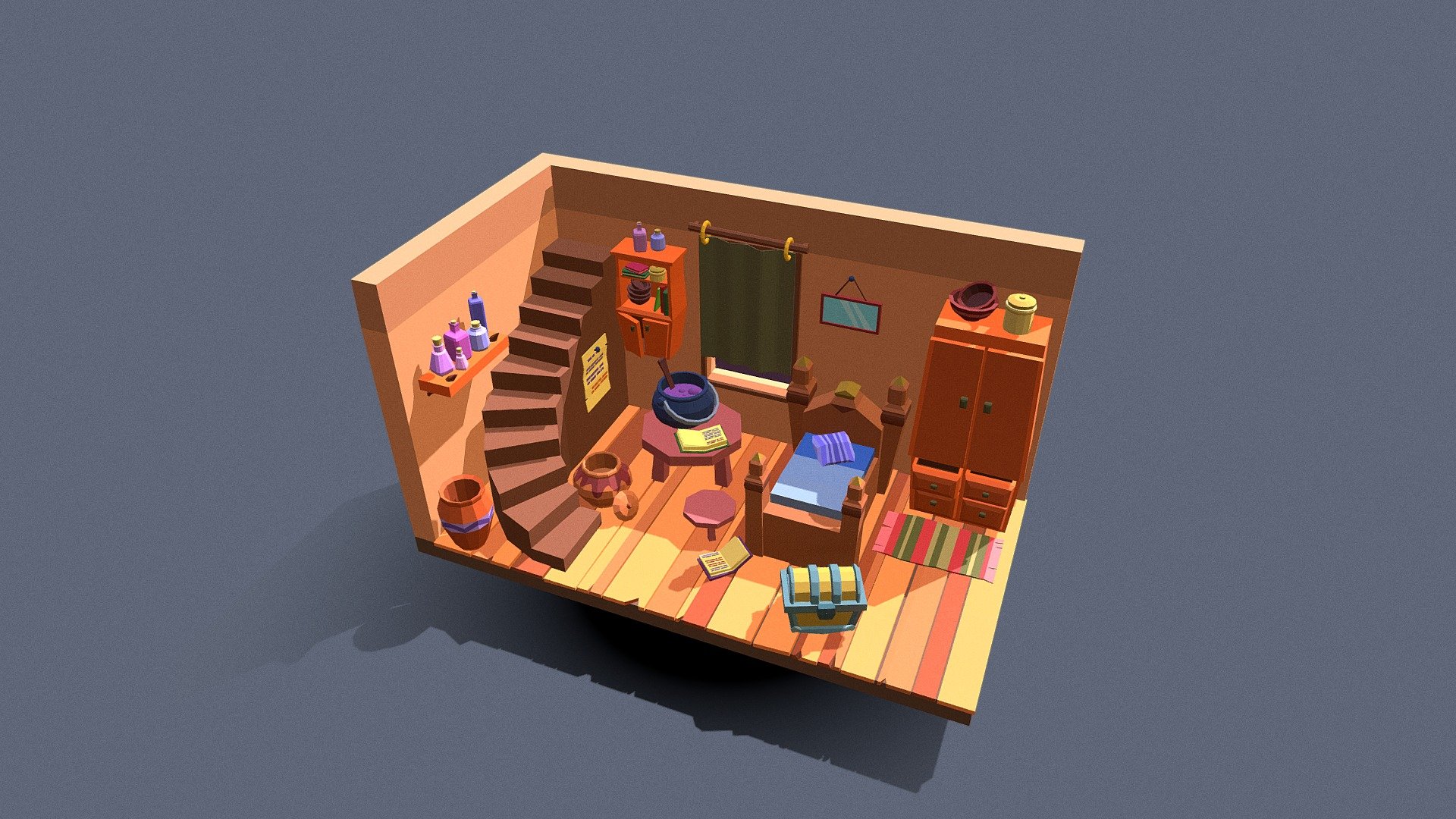 Alchemy room - 3D model by marionalux10 (@mariamomoart) [dfc923b ...