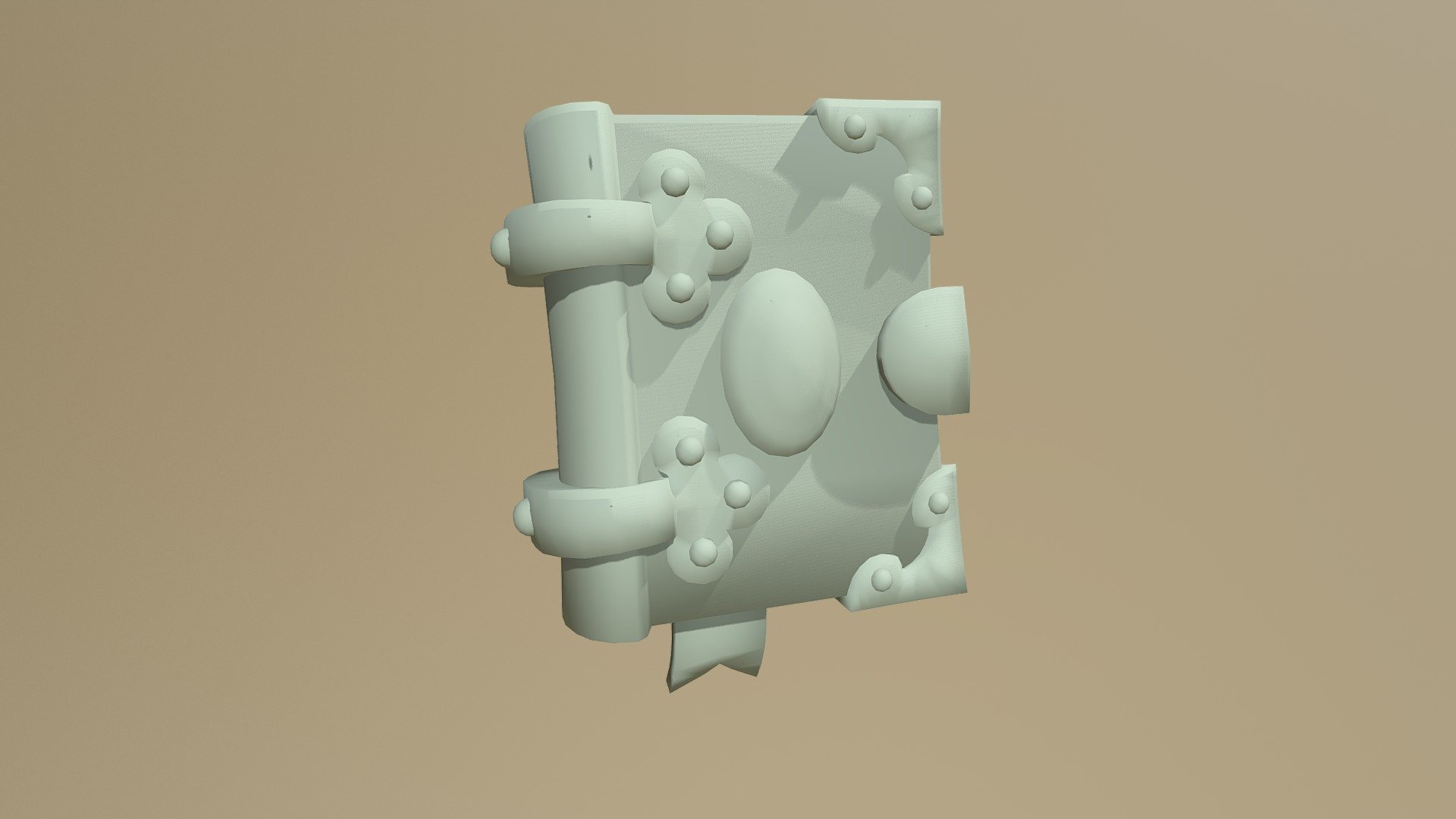Low Poly Magic Tome - 3D model by Jari Hirvikoski (@jarihirvikoski ...