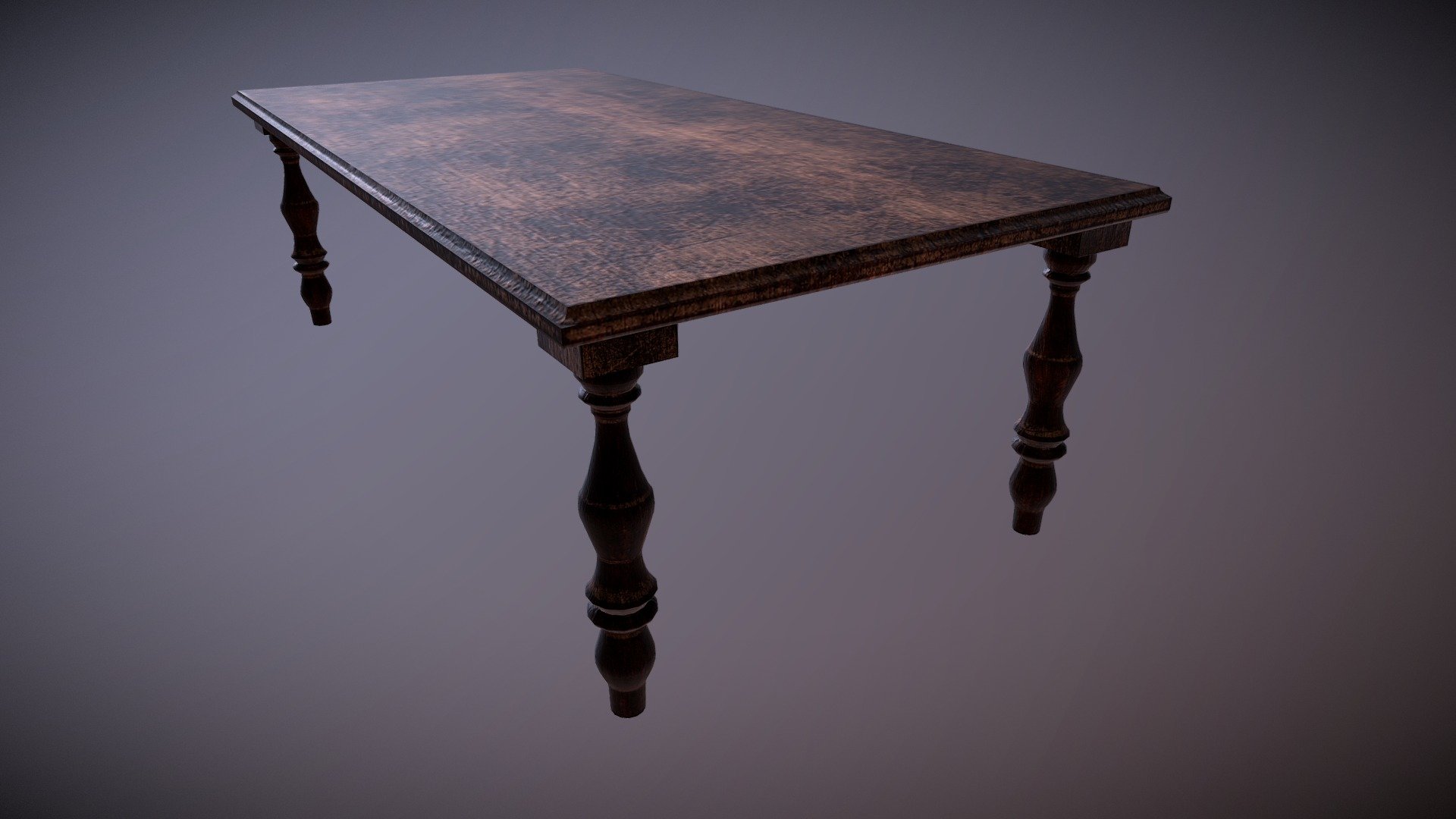 Antique Table - 3D model by deepfielddev [dfcb6f4] - Sketchfab