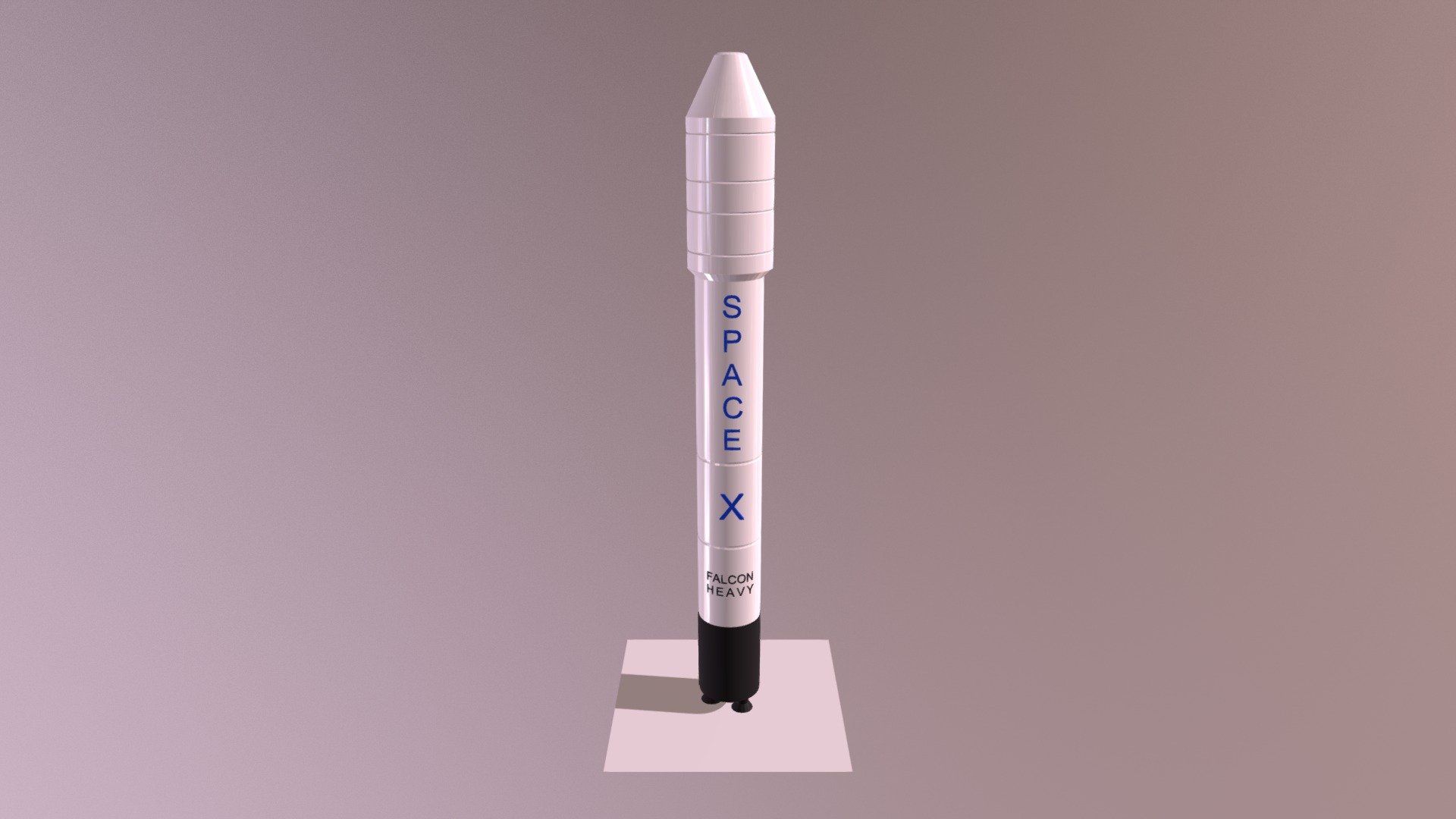Space X - Falcon Heavy - 3D model by Opendavid [dfcc59c] - Sketchfab